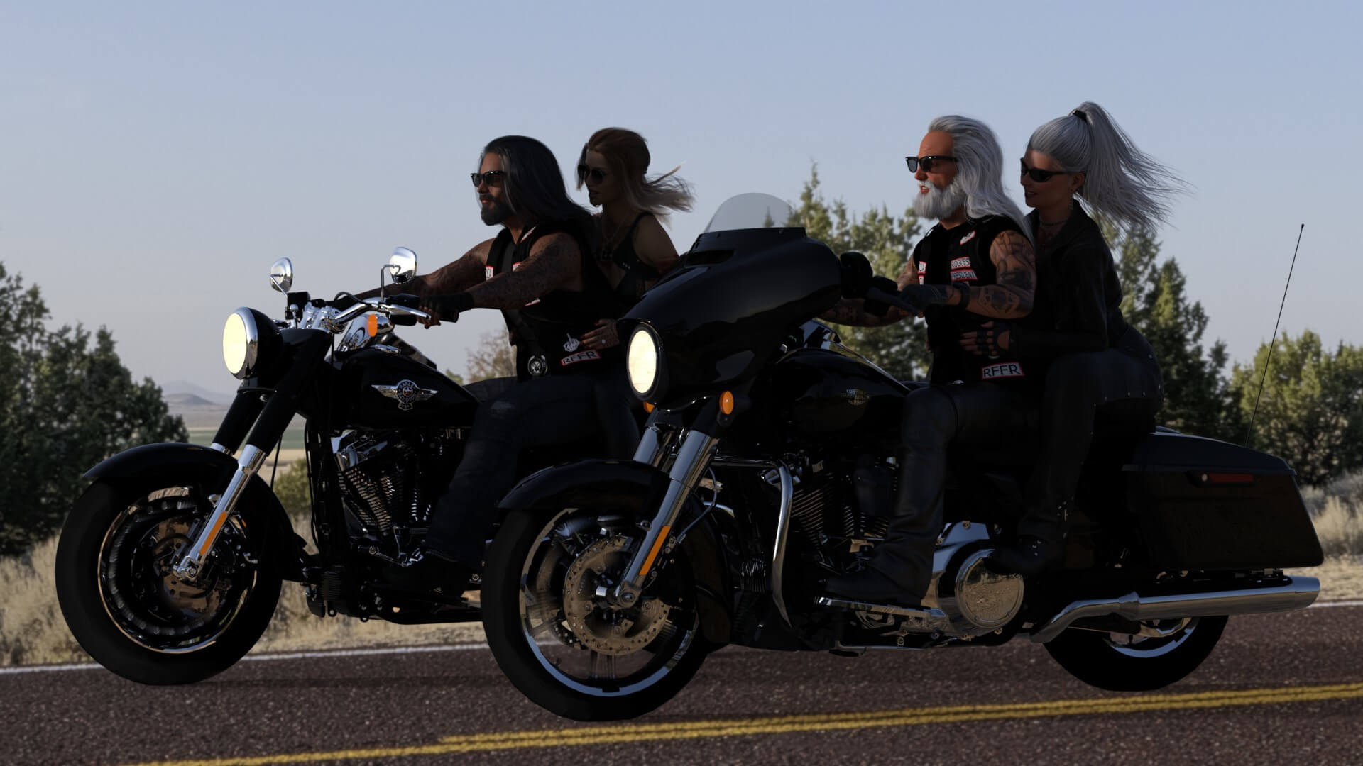 Harley Davidson Street Glide 2021 - Daz Content by nerdadantes