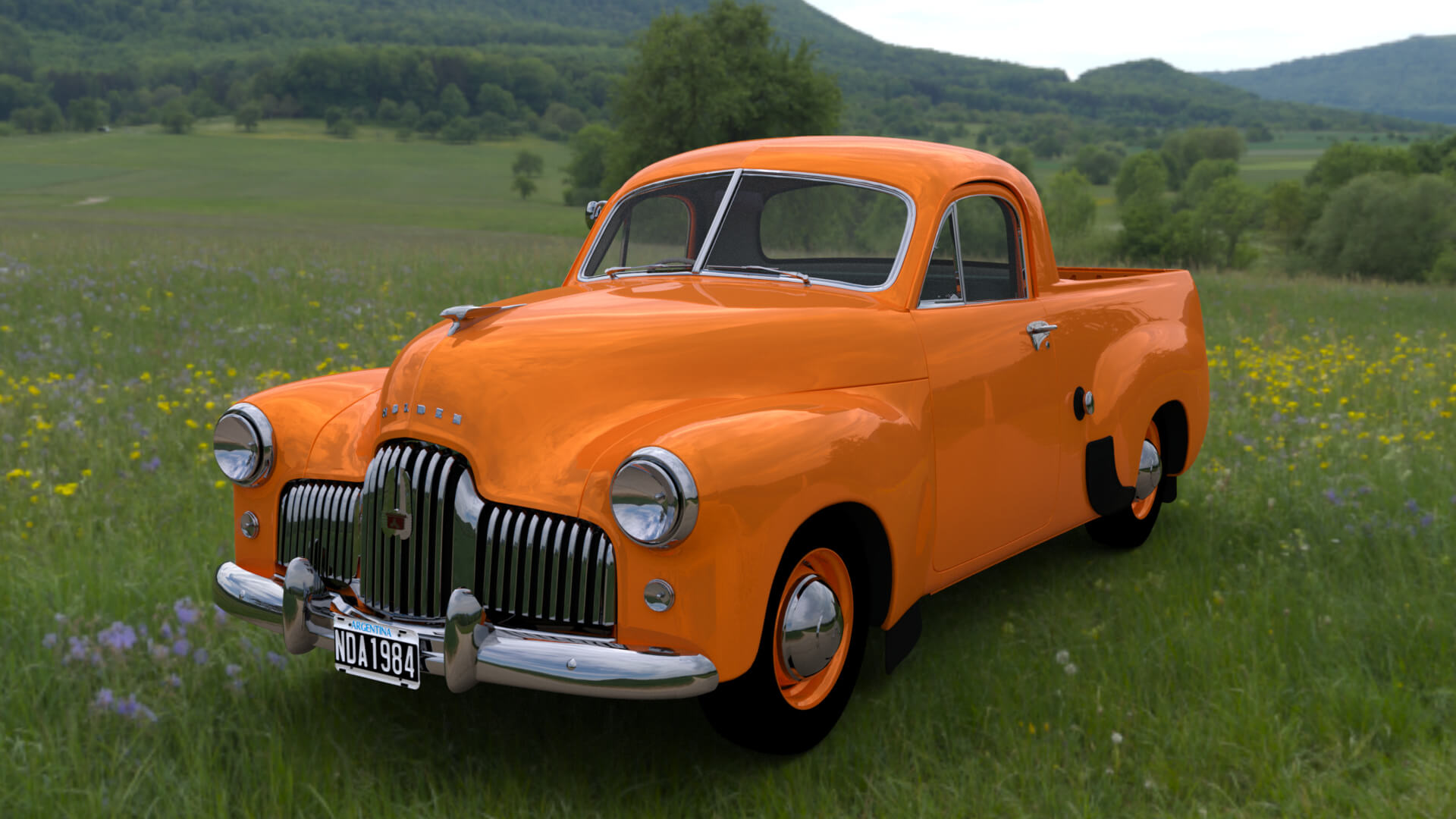 Holden FX UTE 1951 3D Model by nerdadantes