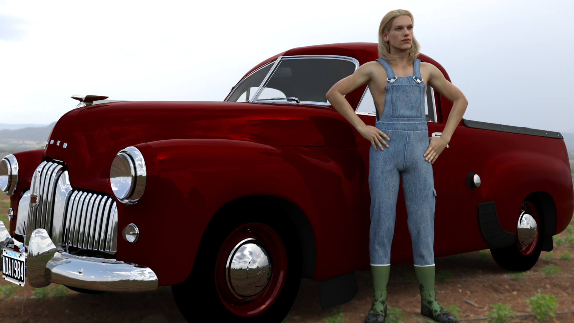 Holden FX UTE 1951 3D Model by nerdadantes