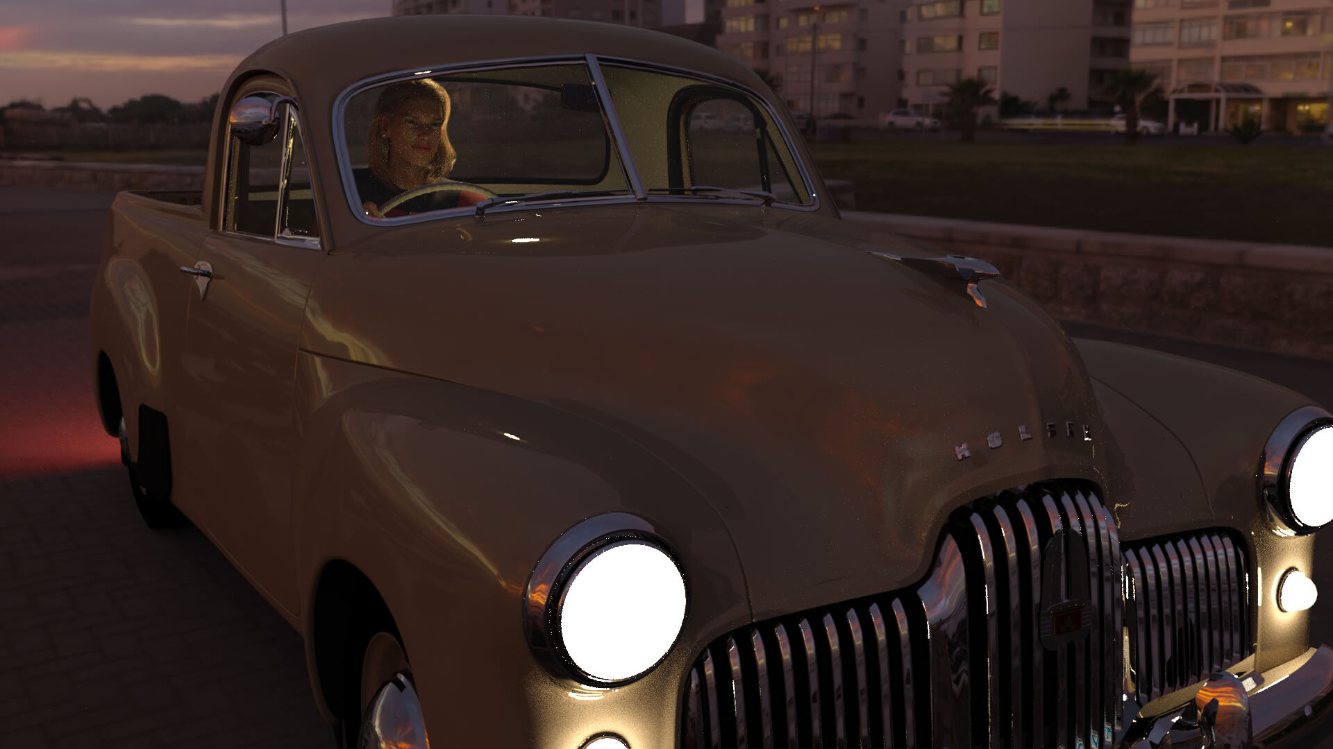 Holden FX UTE 1951 3D Model by nerdadantes