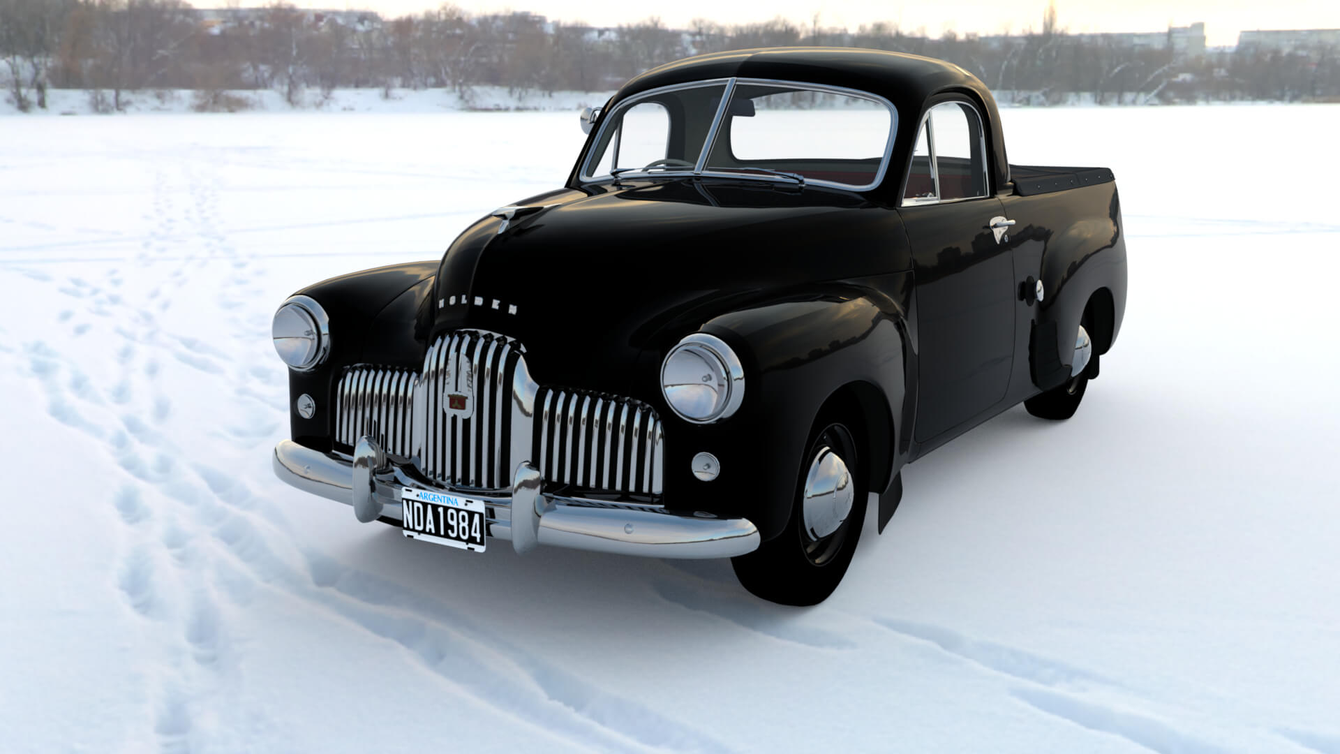 Holden FX UTE 1951 3D Model by nerdadantes