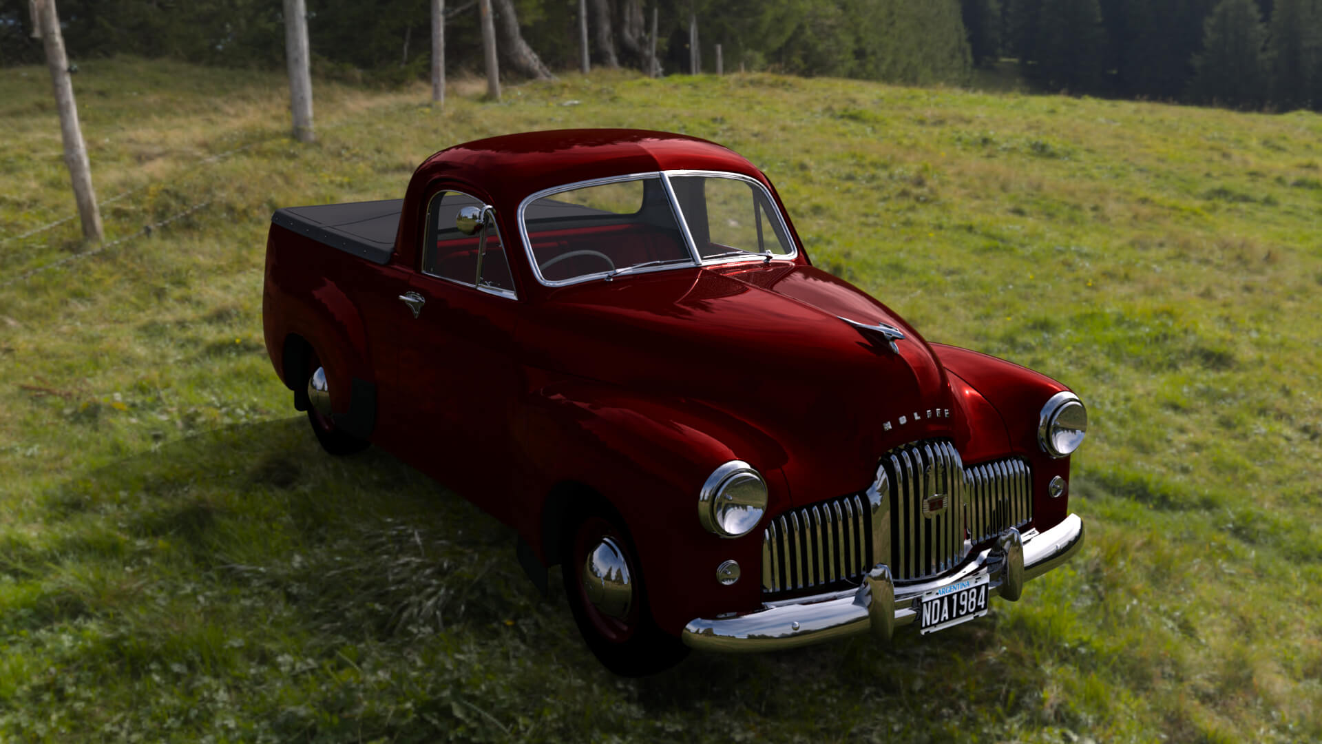 Holden FX UTE 1951 for DAZ Studio by nerdadantes