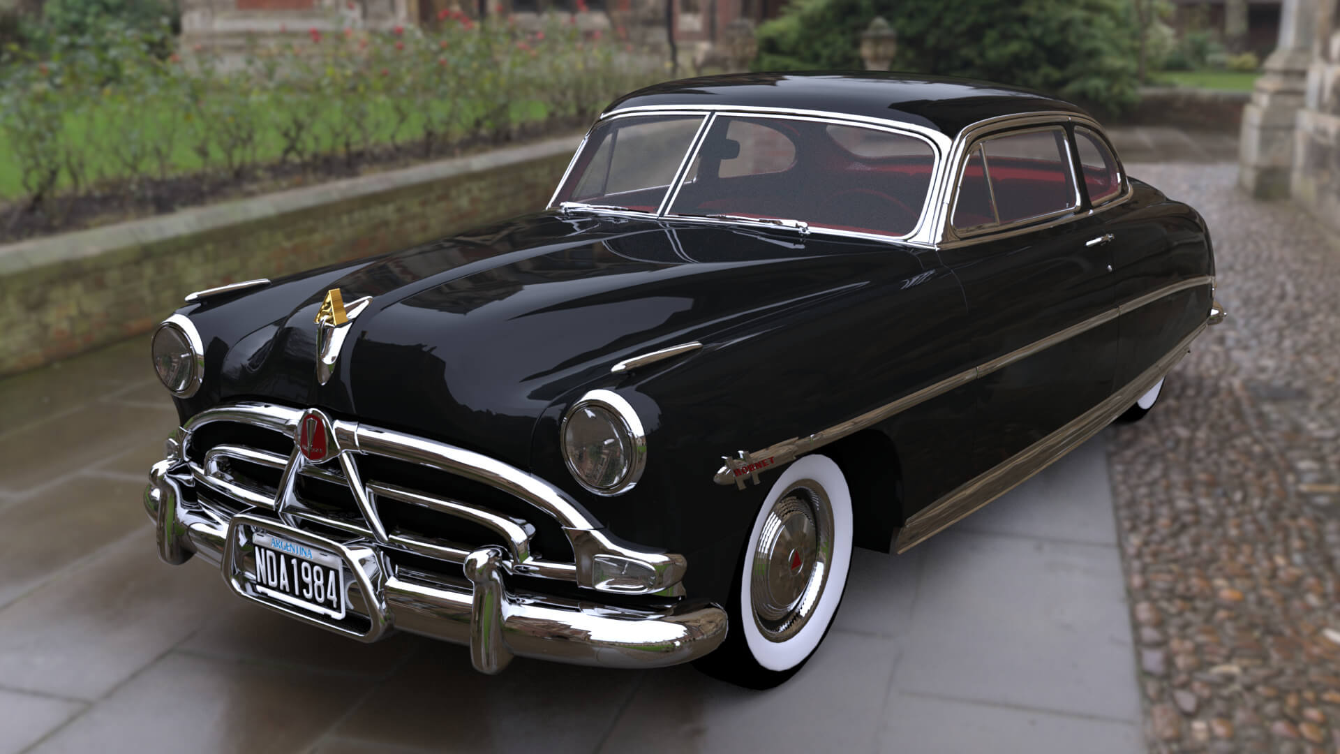 Hudson Hornet Club Coupe 1952 - 3D Model by nerdadantes