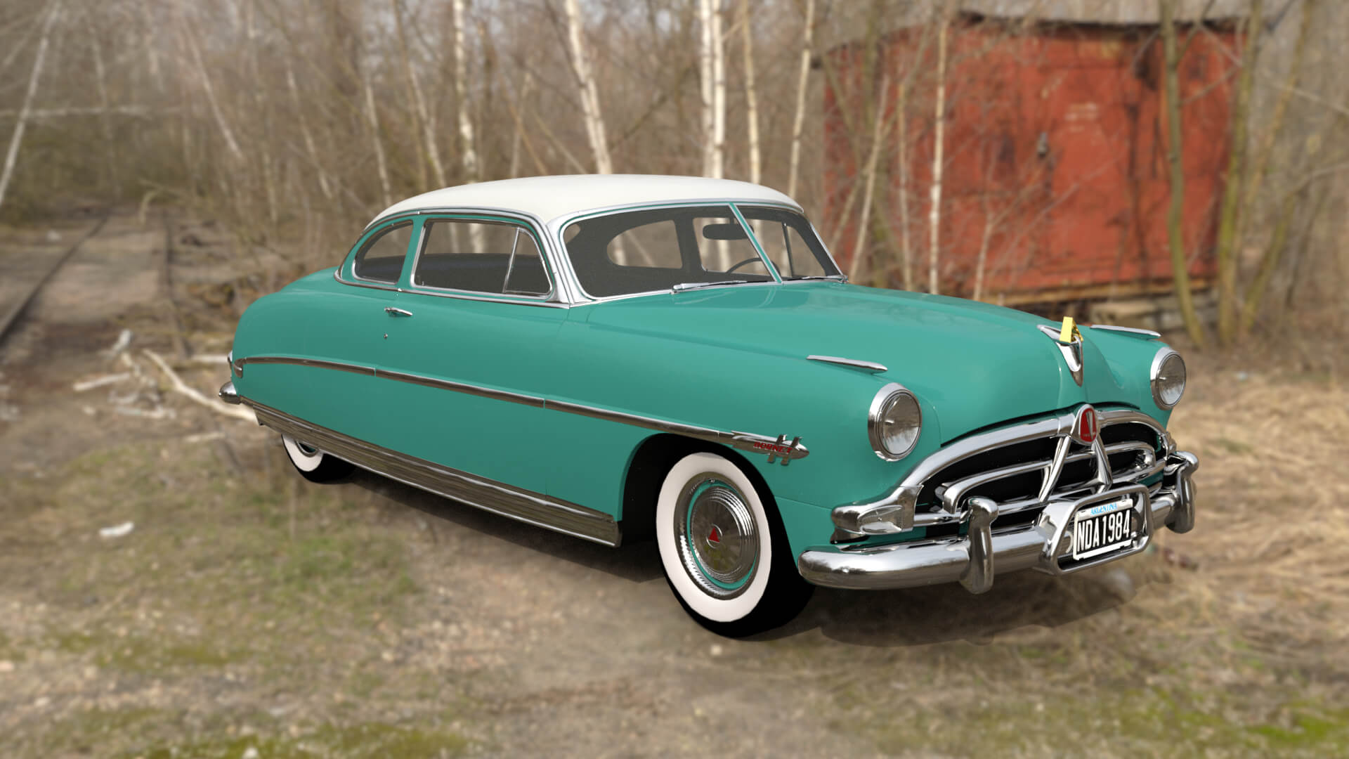 Hudson Hornet Club Coupe 1952 - Daz Content by nerdadantes