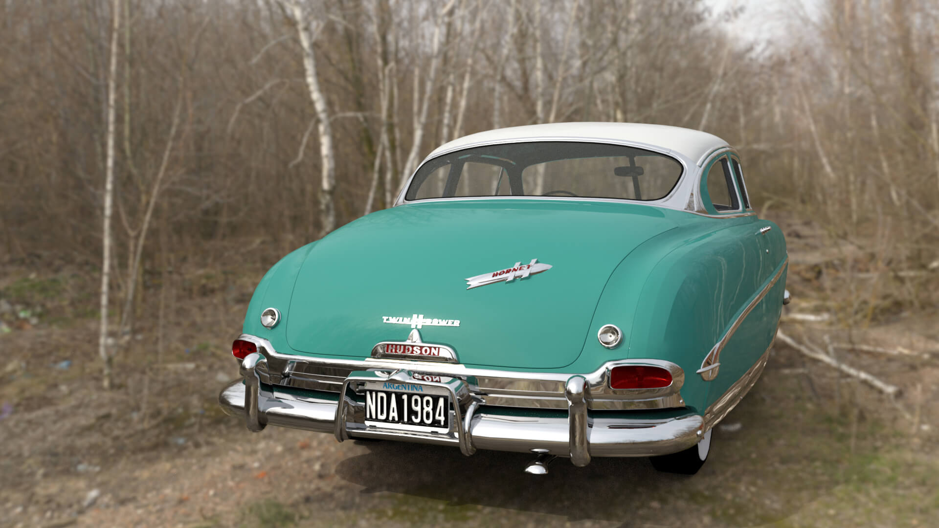 Hudson Hornet Club Coupe 1952 - Daz Content by nerdadantes