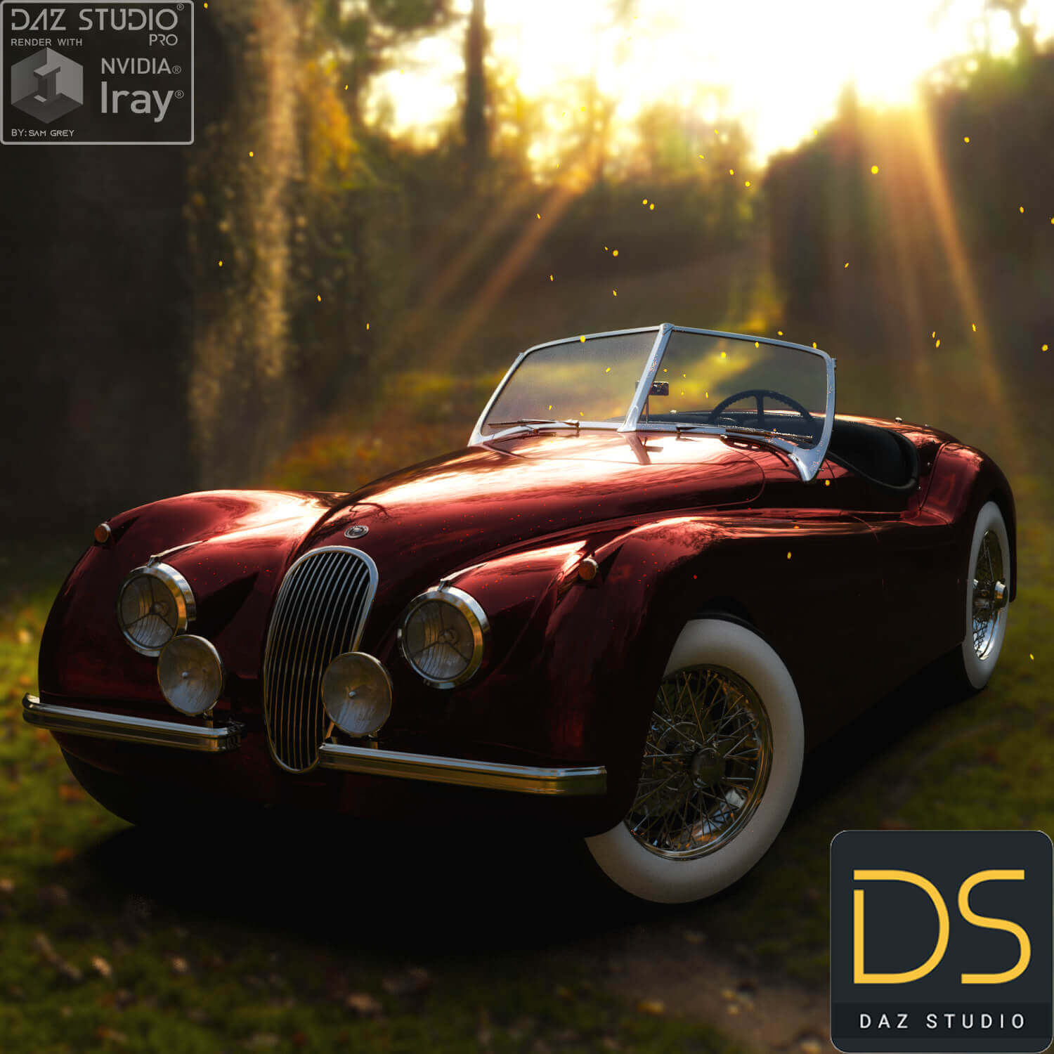 Classic Cars Mega Bundle for DAZ Studio by nerdadantes