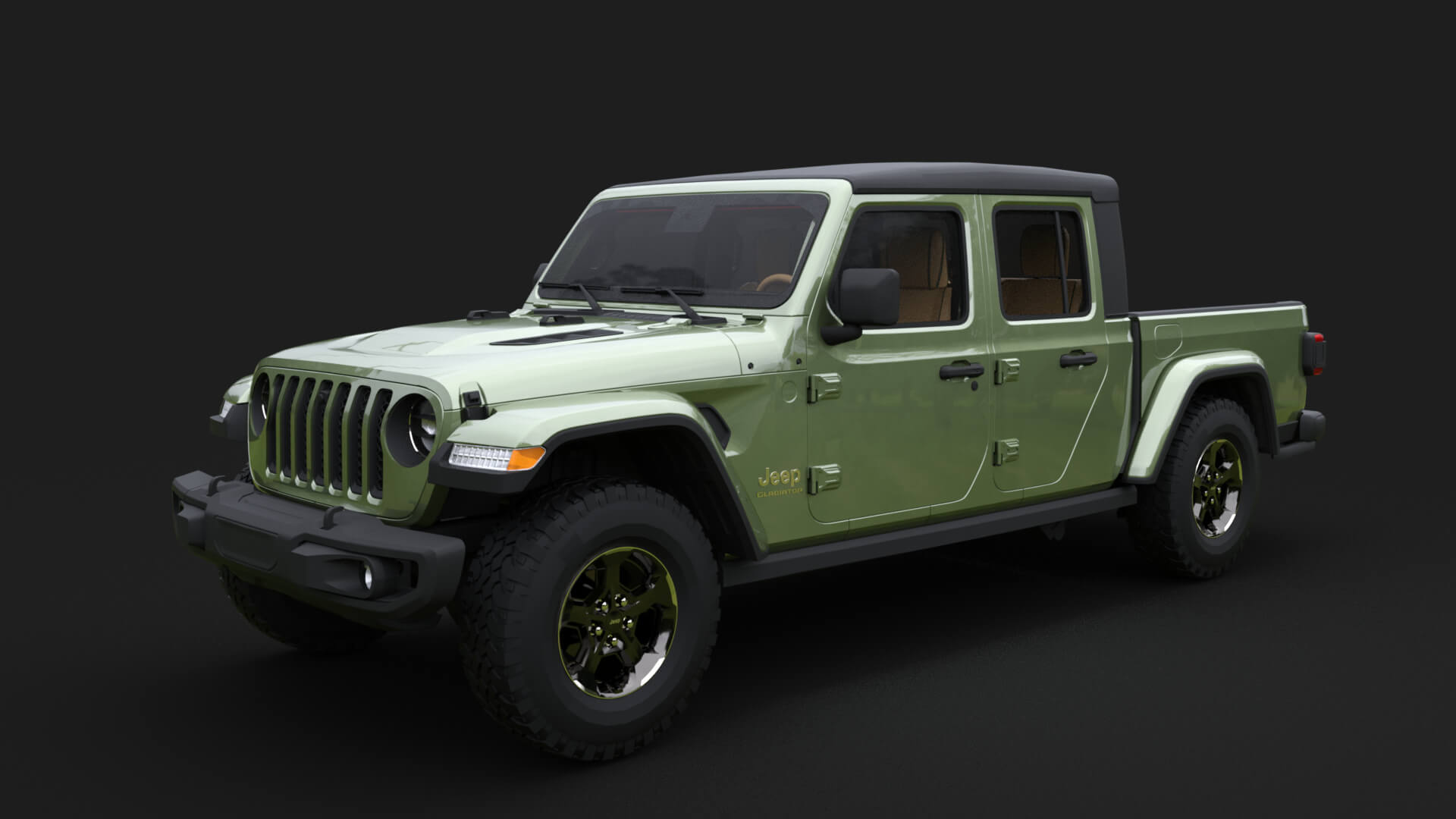 Jeep Gladiator 2020 - 3D Model by nerdadantes