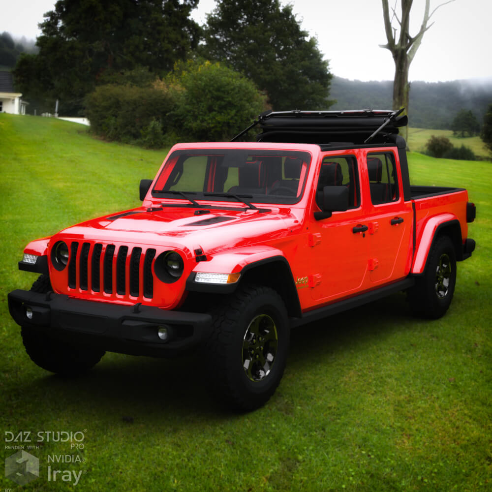 Jeep Gladiator 2020 - 3D Model by nerdadantes