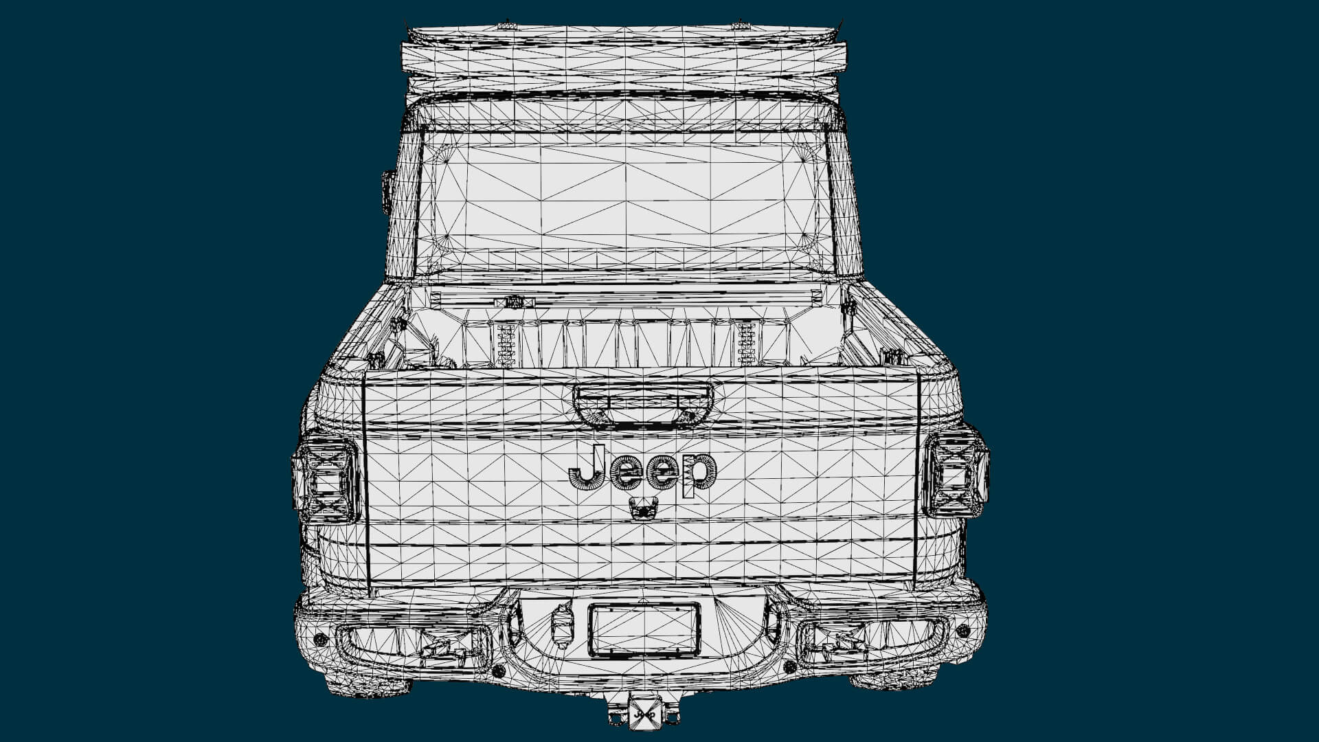 Jeep Gladiator 2020 - 3D Model by nerdadantes