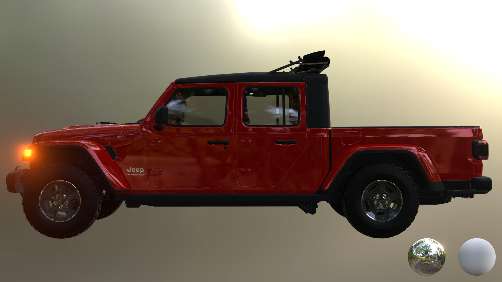 Jeep Gladiator 2020 - 3D Model by nerdadantes