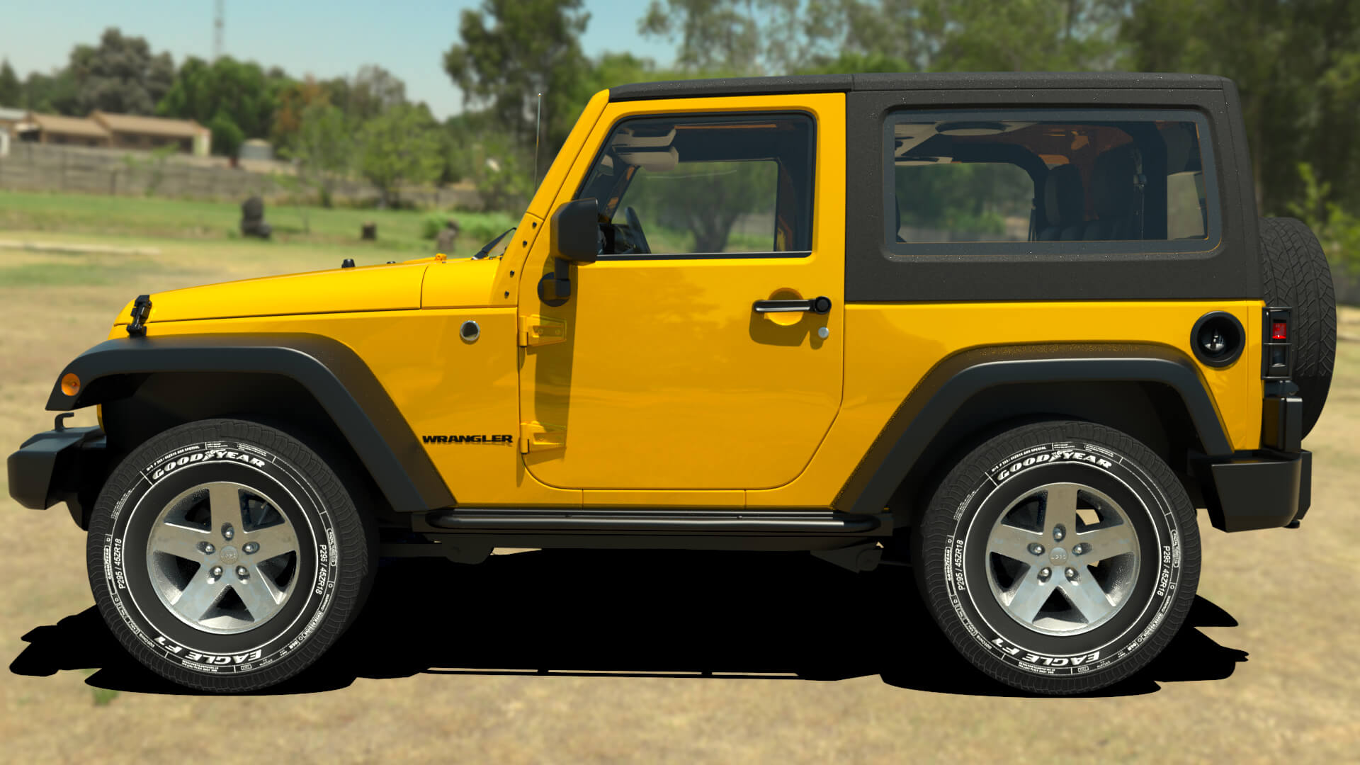 Jeep Wrangler 2012 - 3D Model by nerdadantes