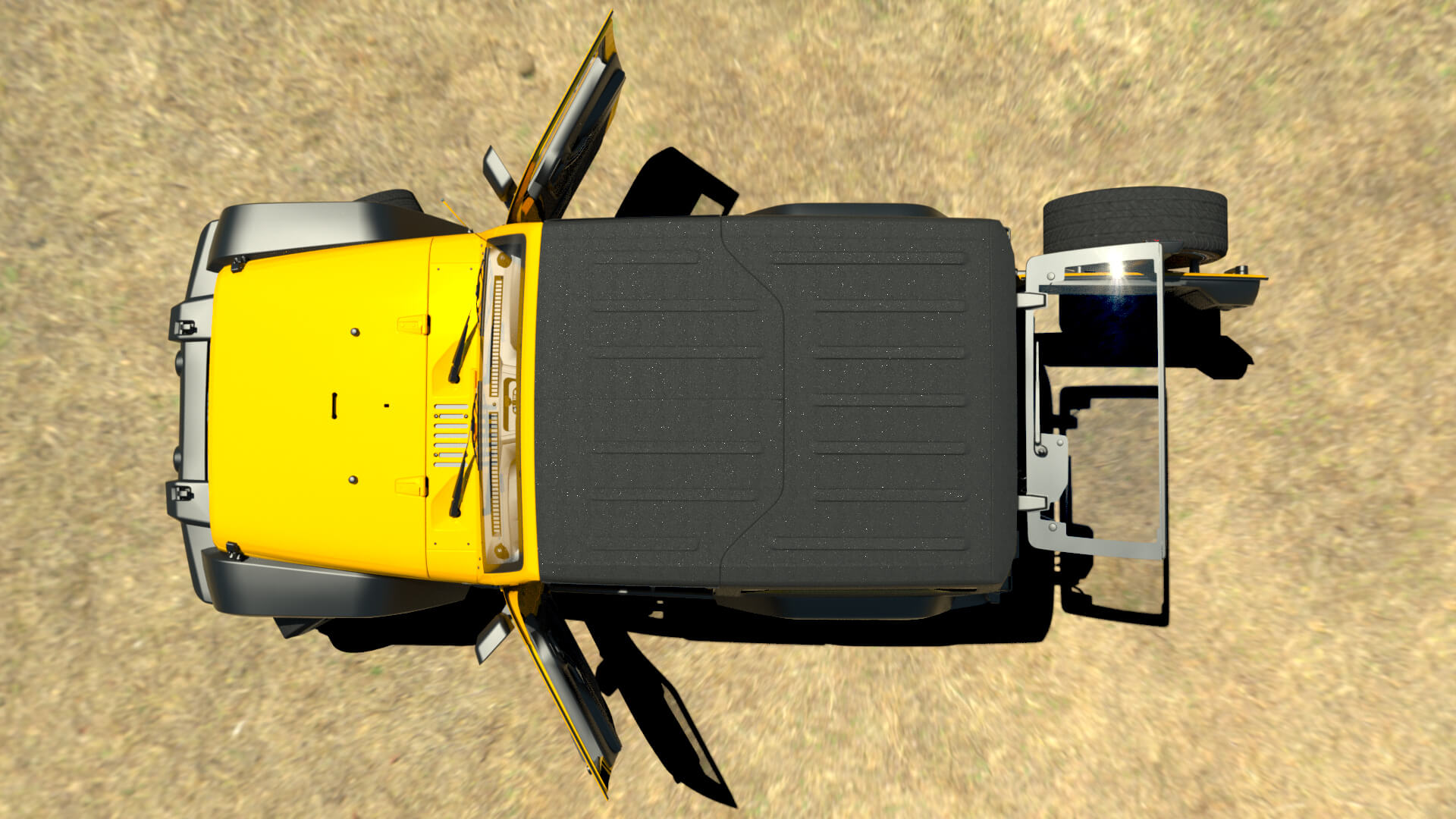 Jeep Wrangler 2012 - 3D Model by nerdadantes