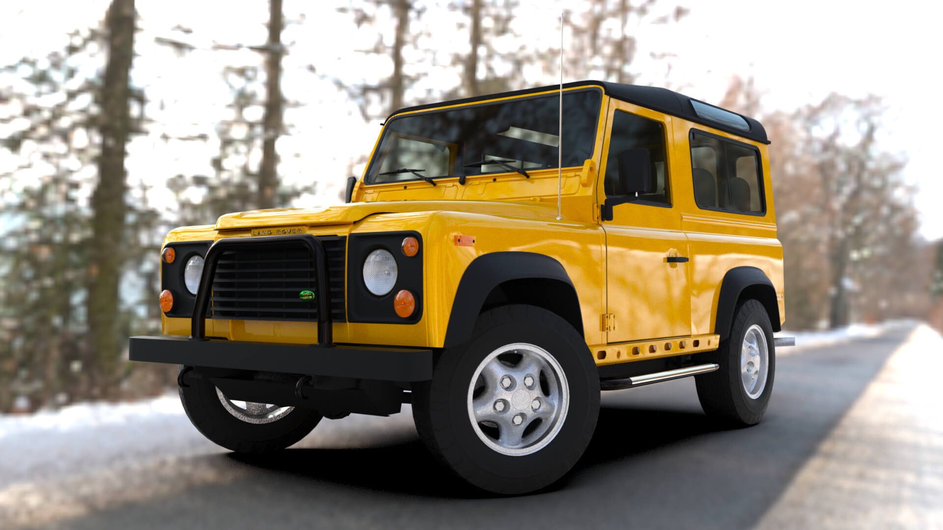 Land Rover Defender 90 1997 - 3D Model by nerdadantes