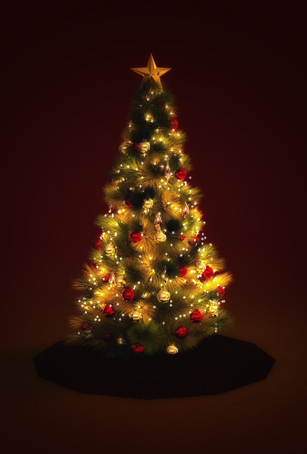 Merry Christmas - 3D Model by nerdadantes