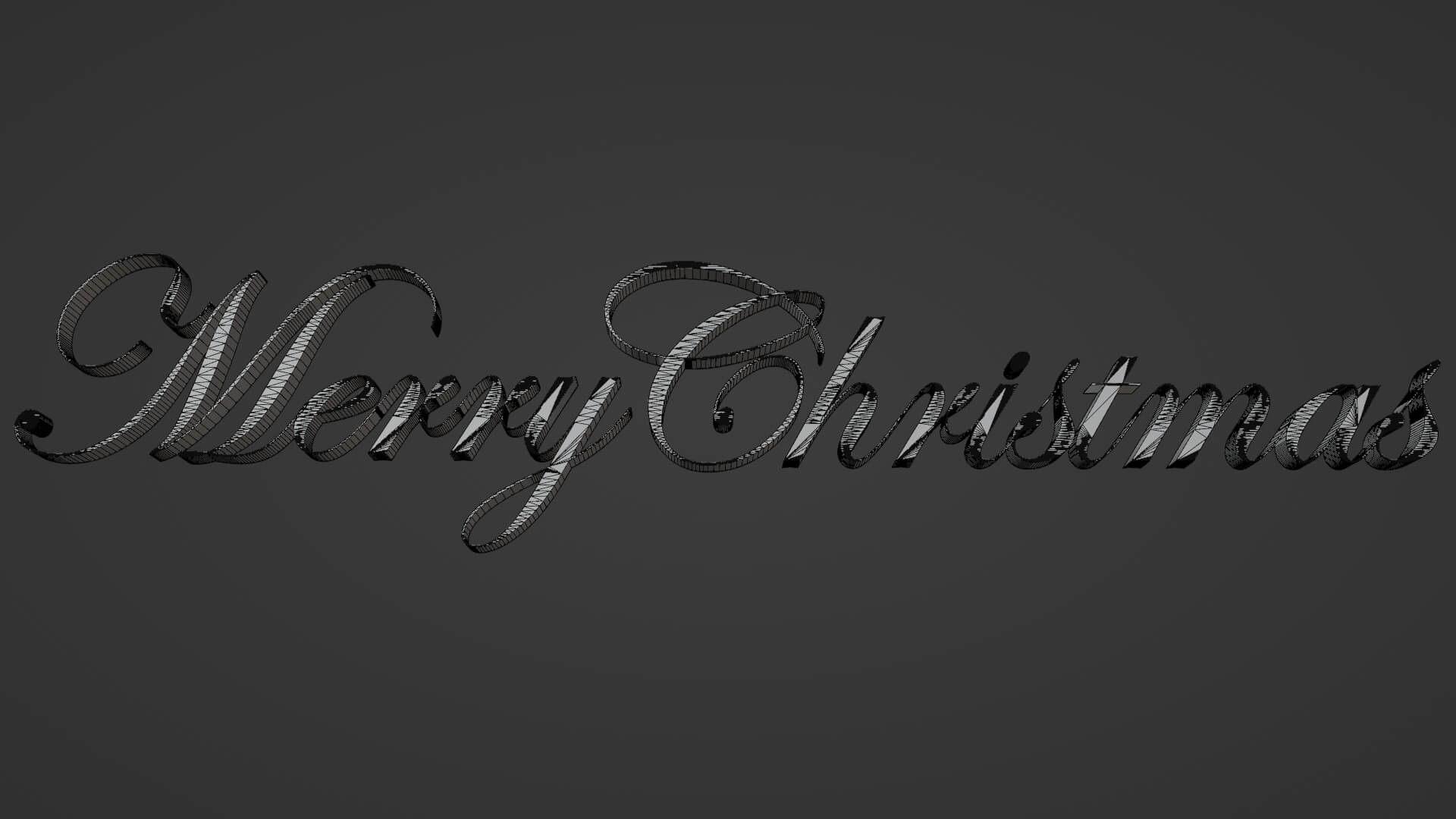 Merry Christmas - 3D Model by nerdadantes