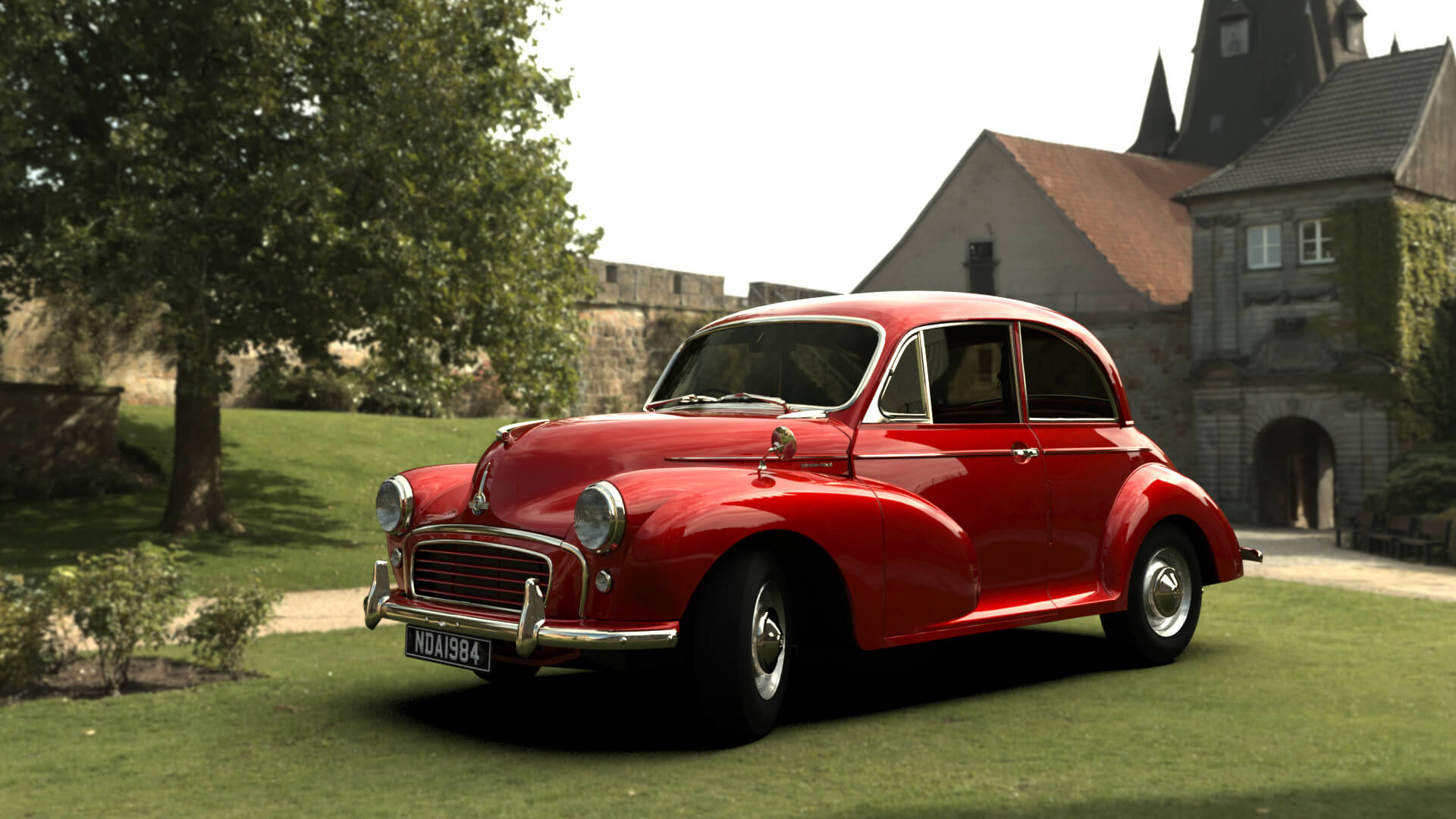 Morris Minor 1000 1958 for DAZ Studio by nerdadantes