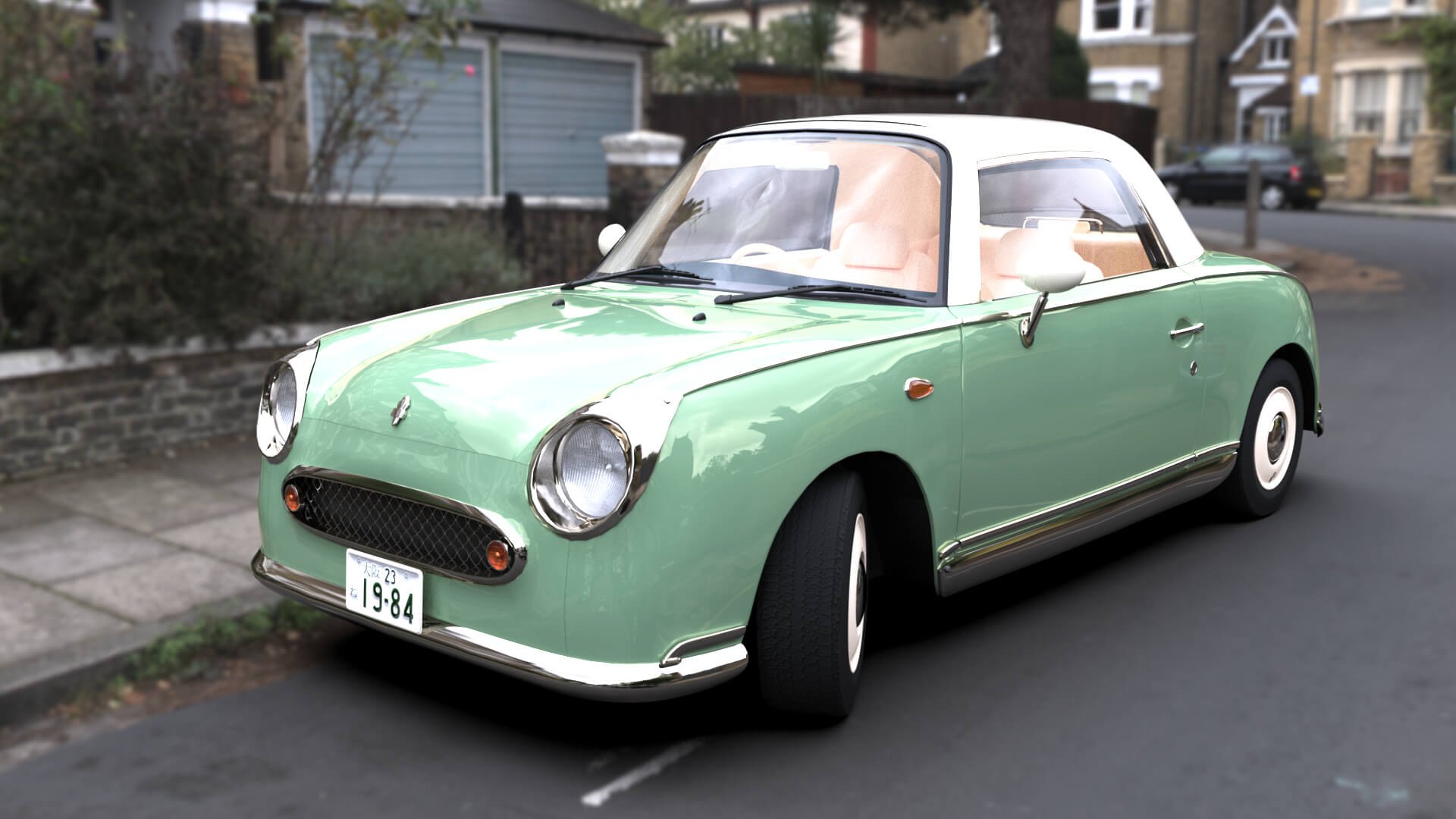 Nissan Figaro 1991 for DAZ Studio by nerdadantes