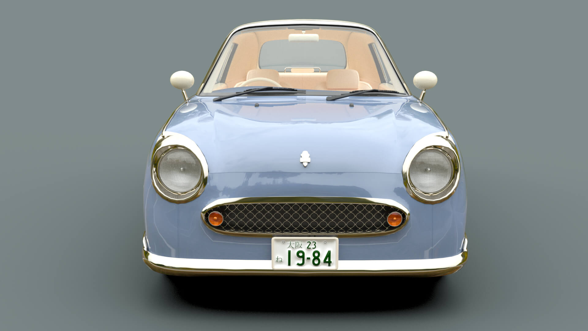 Nissan Figaro 1991 for DAZ Studio by nerdadantes