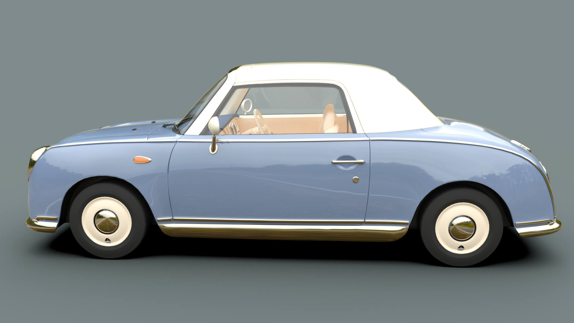 Nissan Figaro 1991 for DAZ Studio by nerdadantes