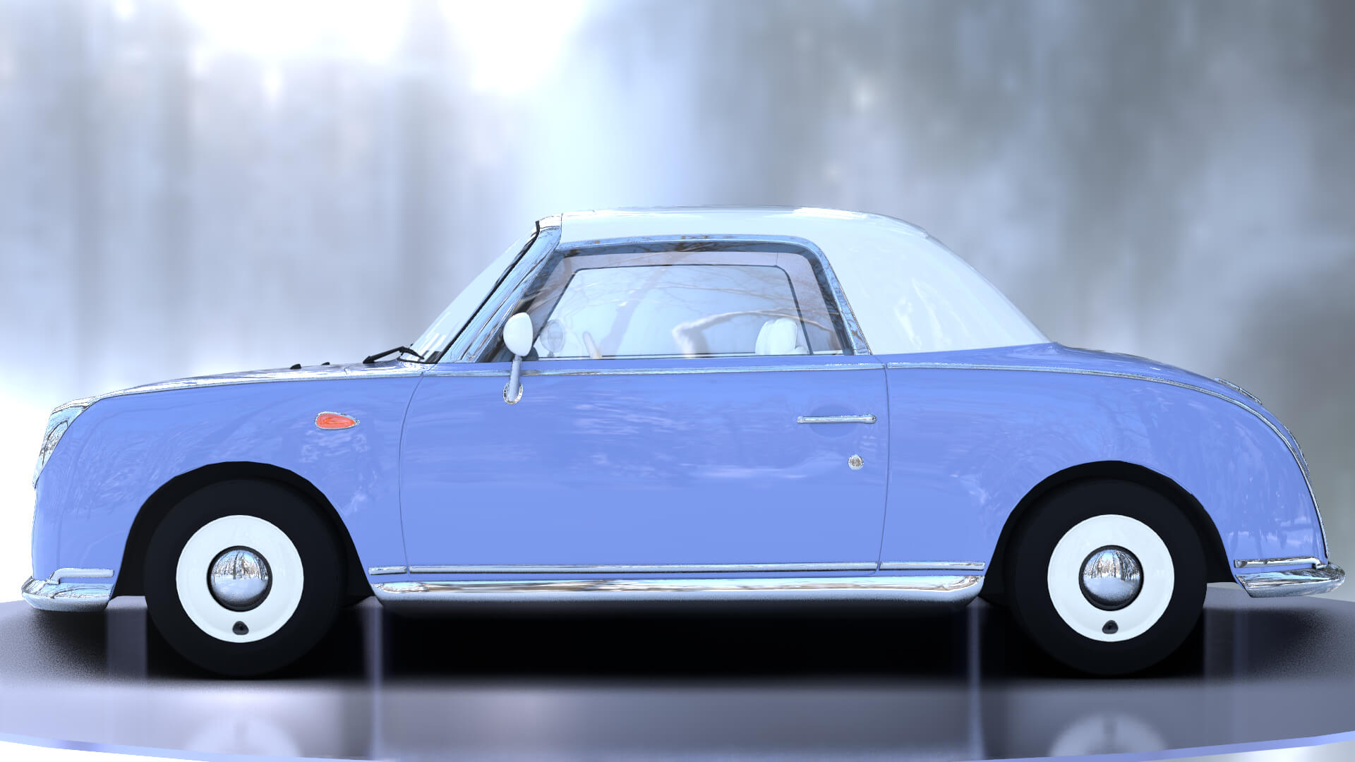 Nissan Figaro 1991 for DAZ Studio by nerdadantes