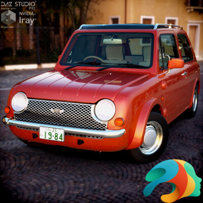 Nissan Pao 1989 for DAZ Studio by nerdadantes