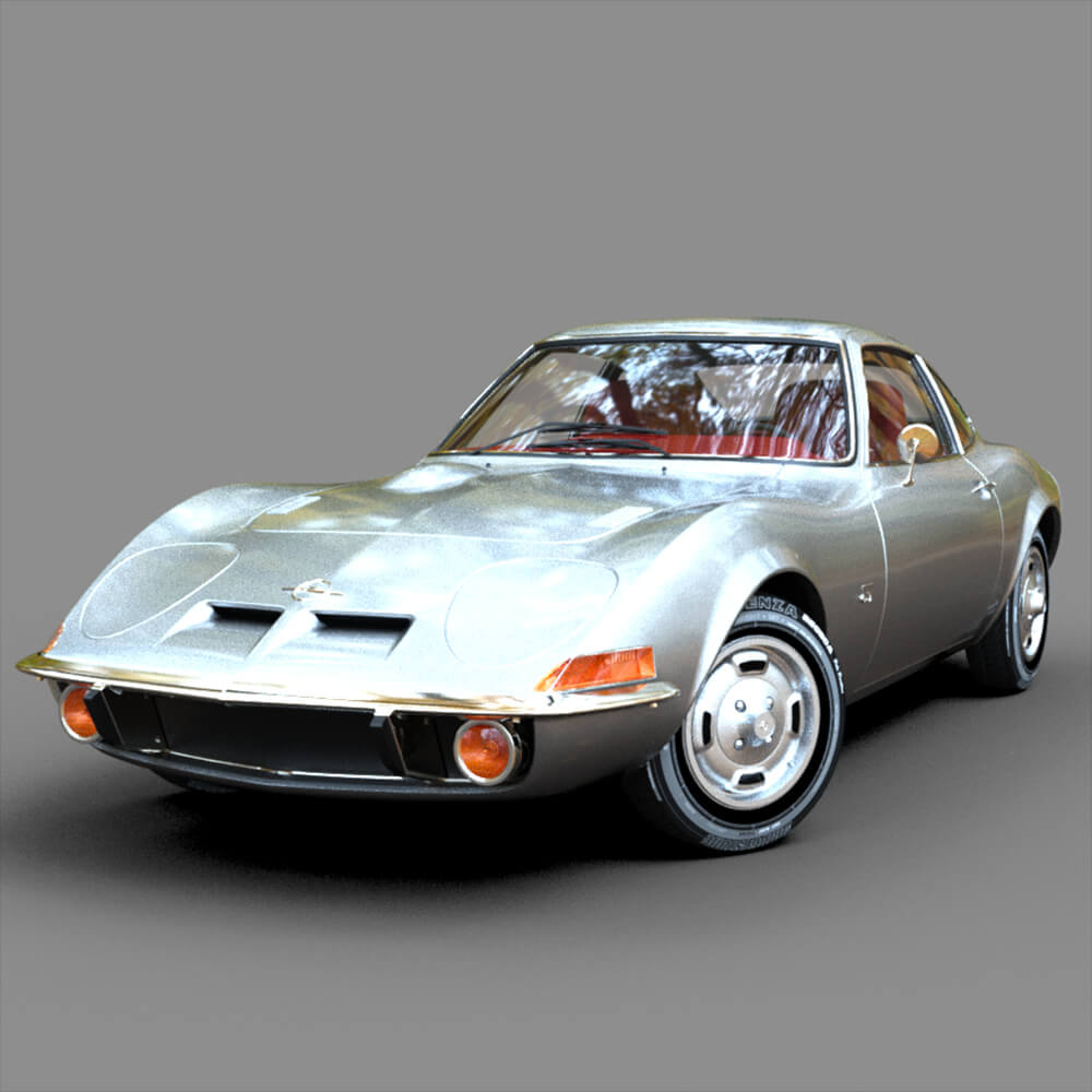 Opel GT 1968- 3D Model by nerdadantes
