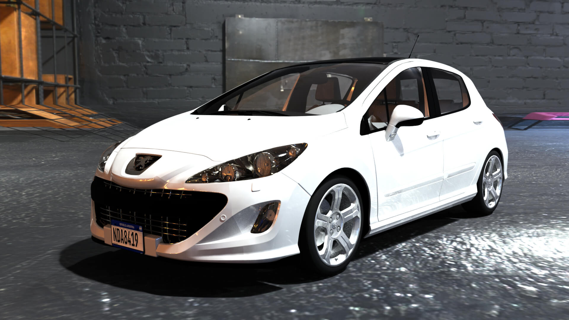 Peugeot 308 - 3D Model by nerdadantes