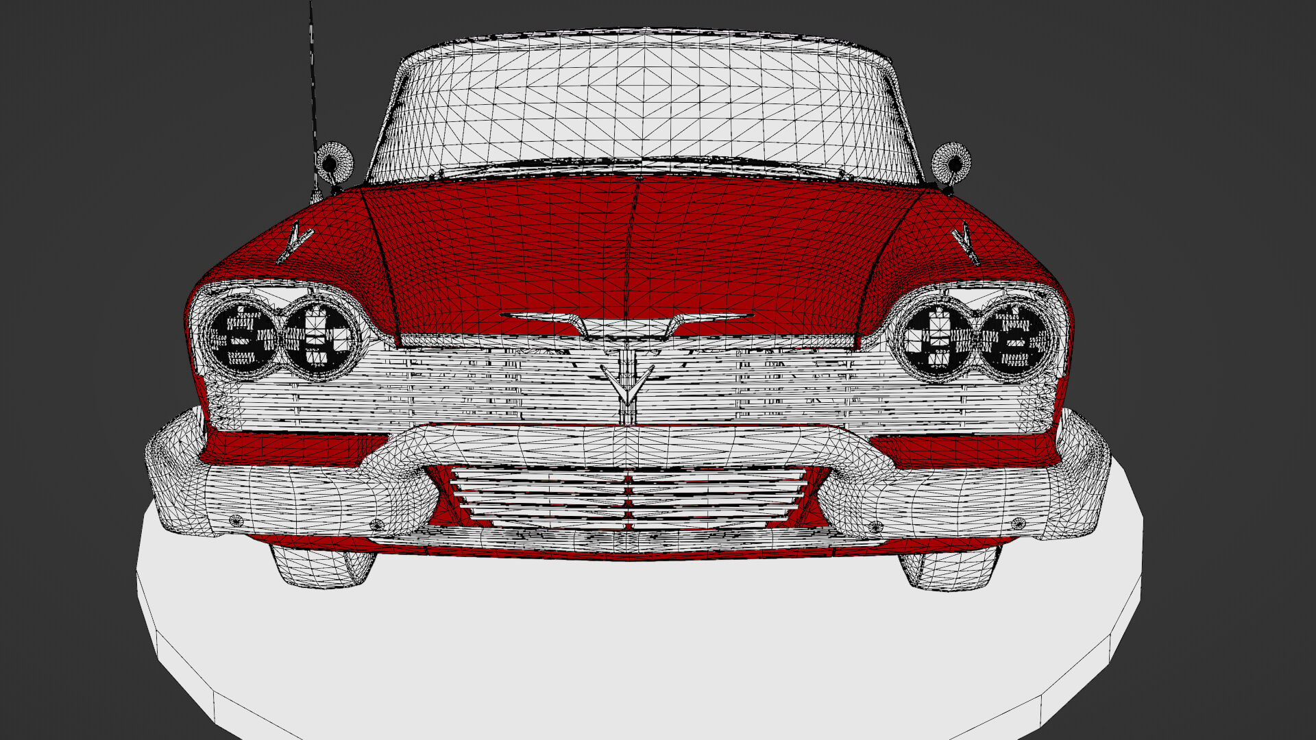 Plymouth 1958 - 3D Model by nerdadantes