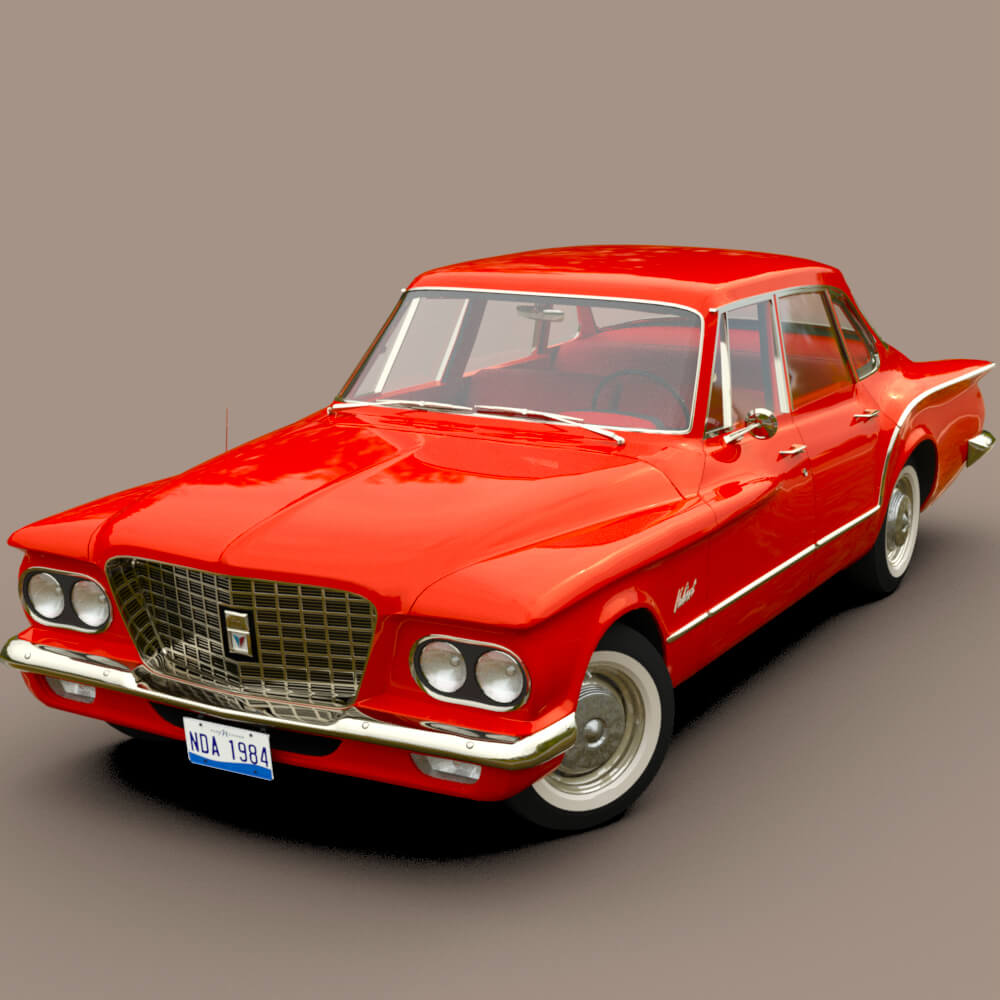 Plymouth Valiant 1960 - 3D Model by nerdadantes