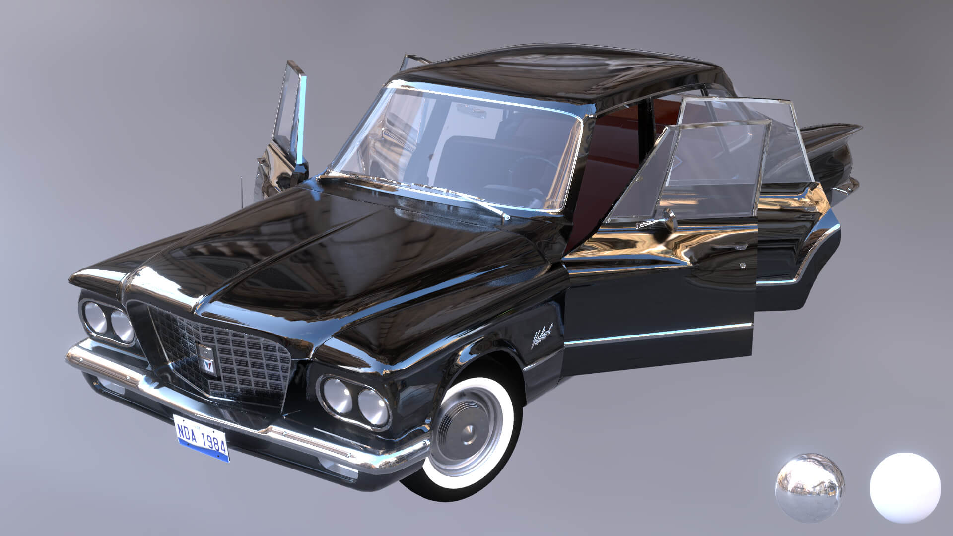 Plymouth 1960 3D Model by nerdadantes