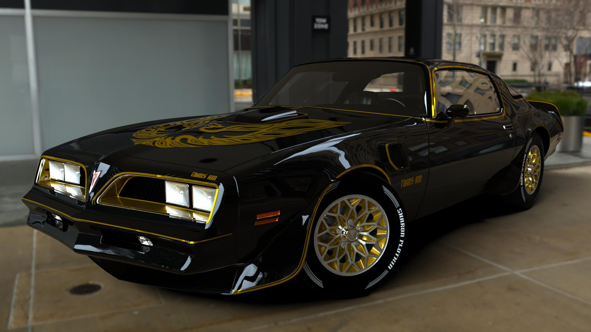 Pontiac Firebird Trans Am 1977 - 3D Model by nerdadantes