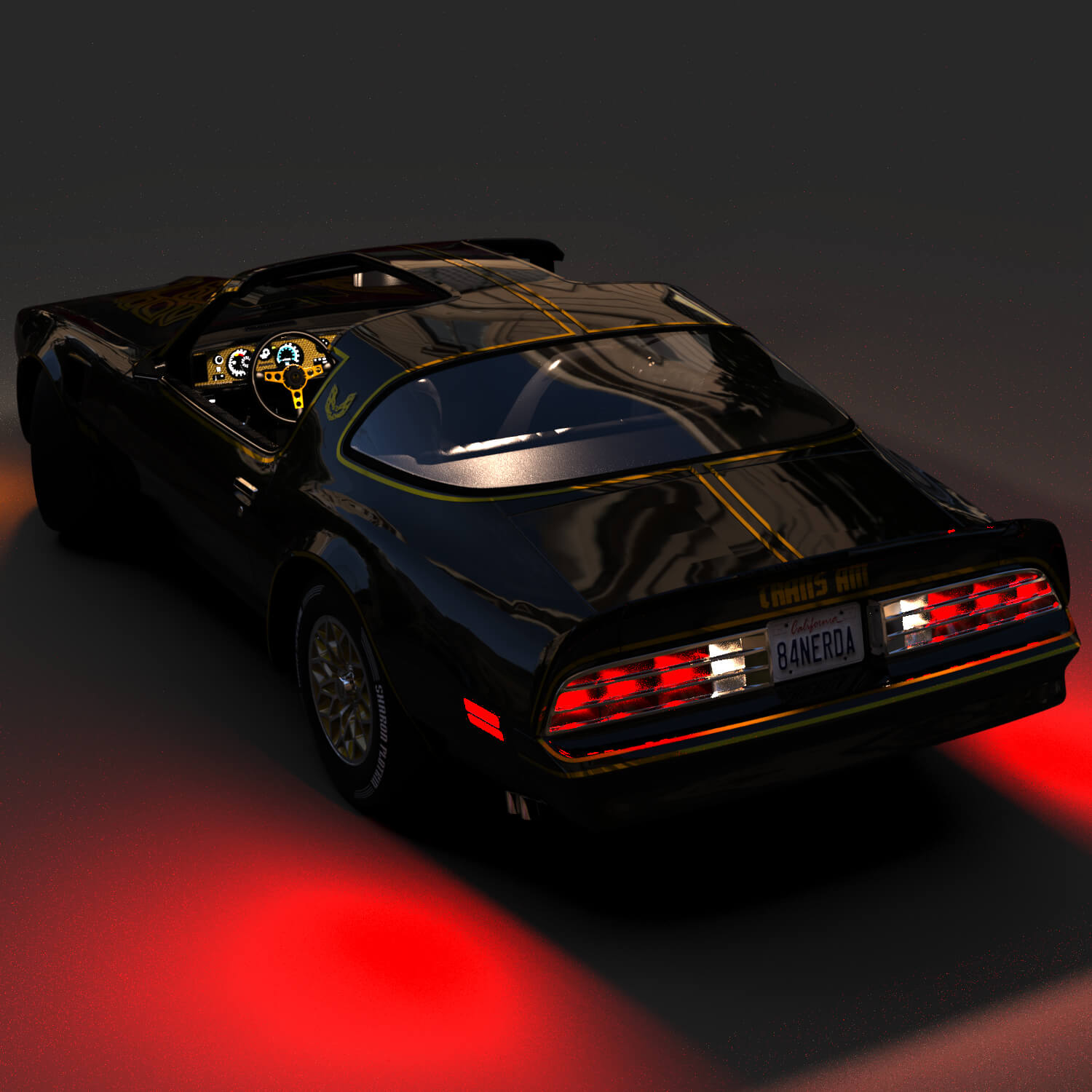 Pontiac Firebird Trans Am 1977 - 3D Model by nerdadantes