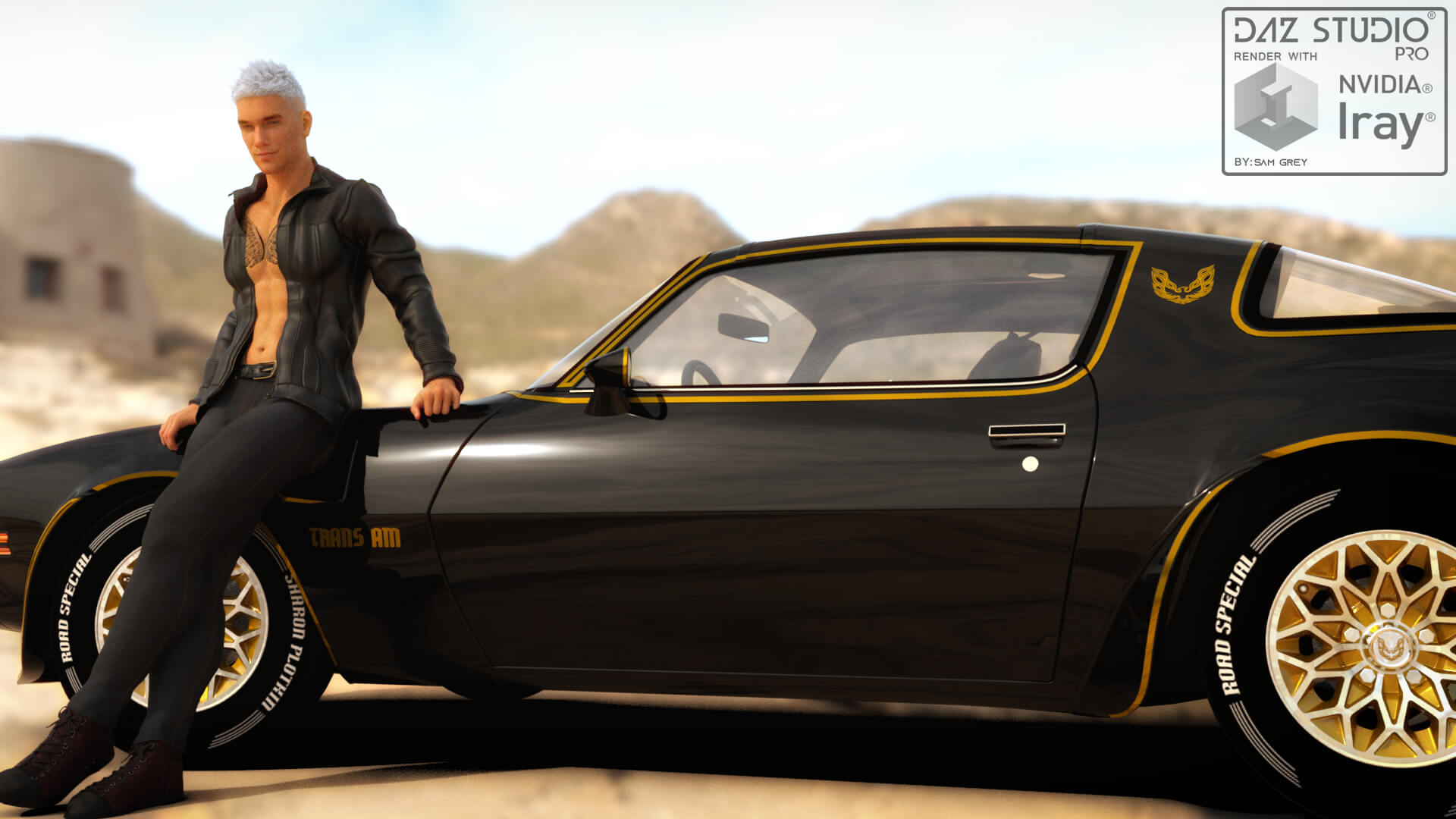 Pontiac Firebird Trans Am 1977 - 3D Model by nerdadantes