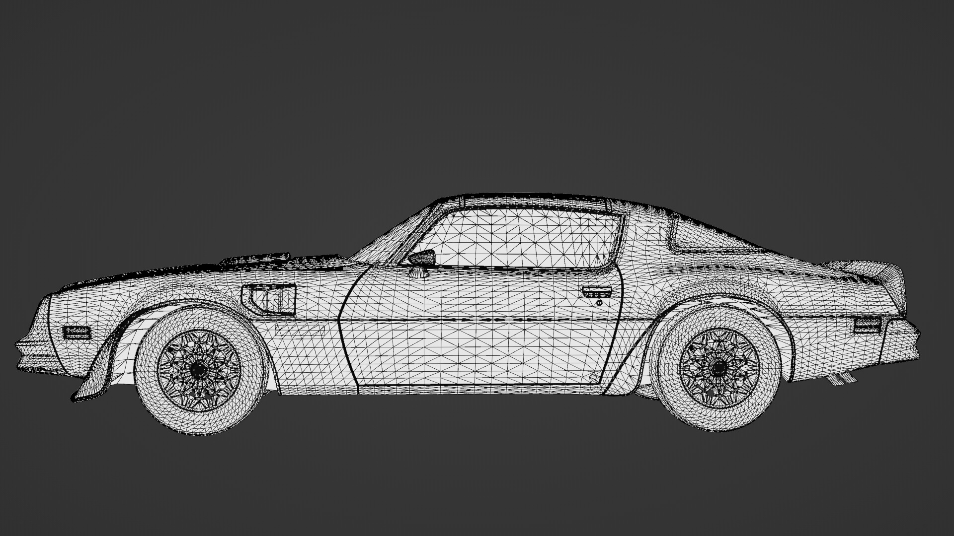 Pontiac Firebird Trans Am 1977 3D Model by nerdadantes