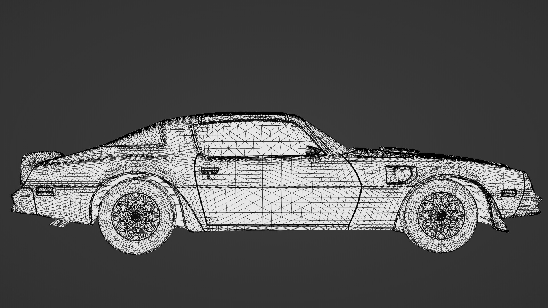 Pontiac Firebird Trans Am 1977 3D Model by nerdadantes