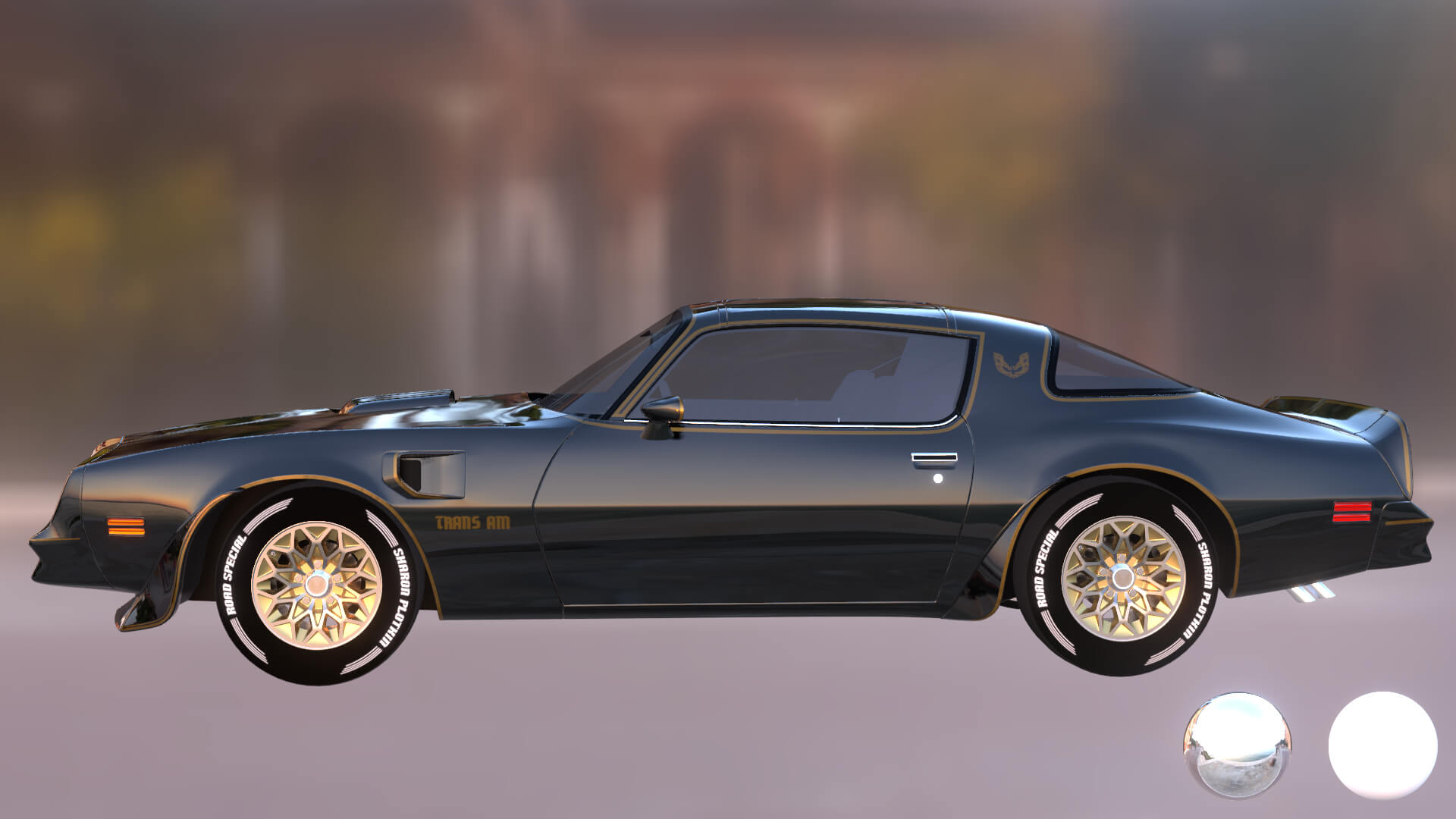 Pontiac Firebird Trans Am 1977 3D Model by nerdadantes