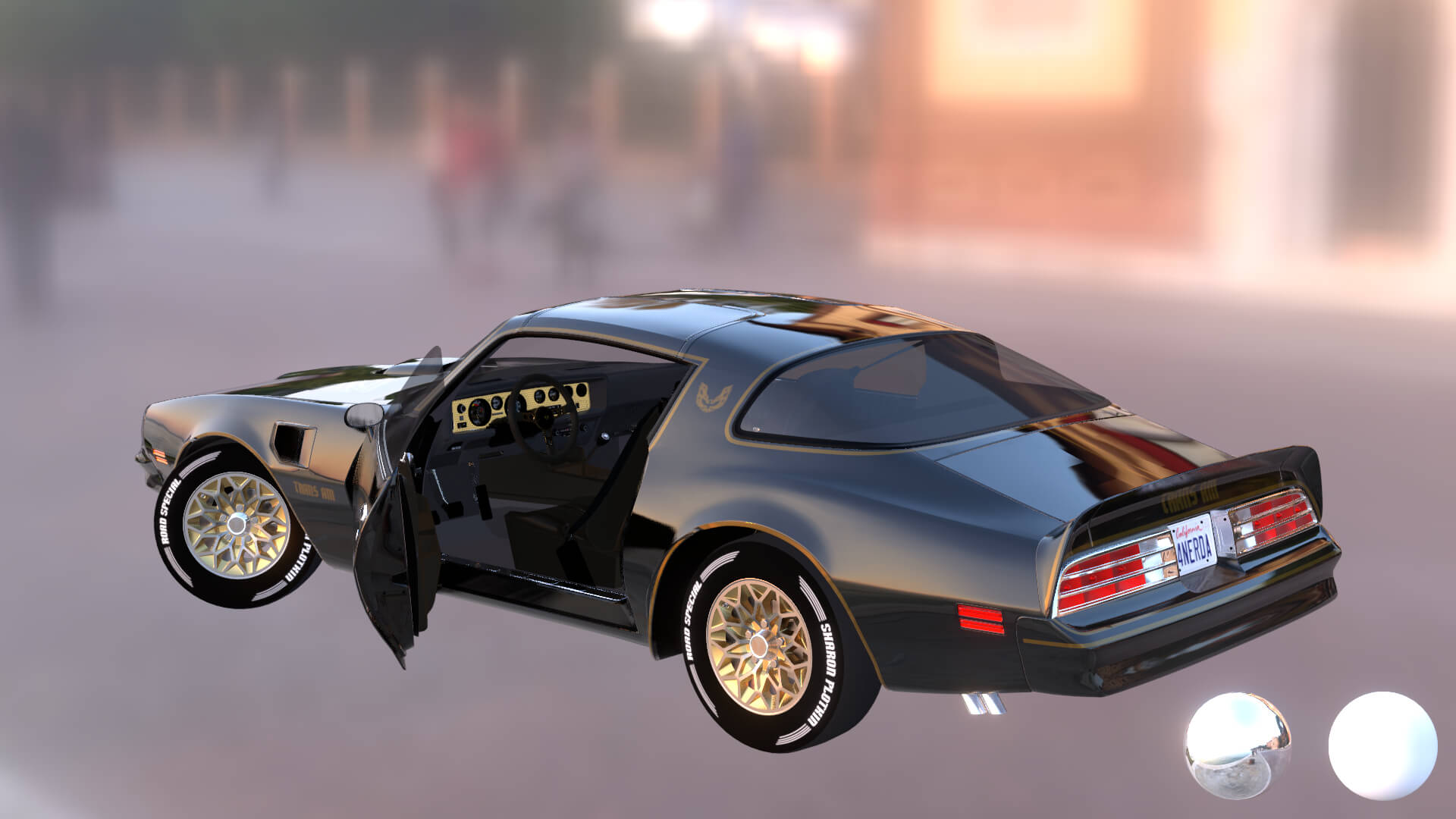 Pontiac Firebird Trans Am 1977 3D Model by nerdadantes