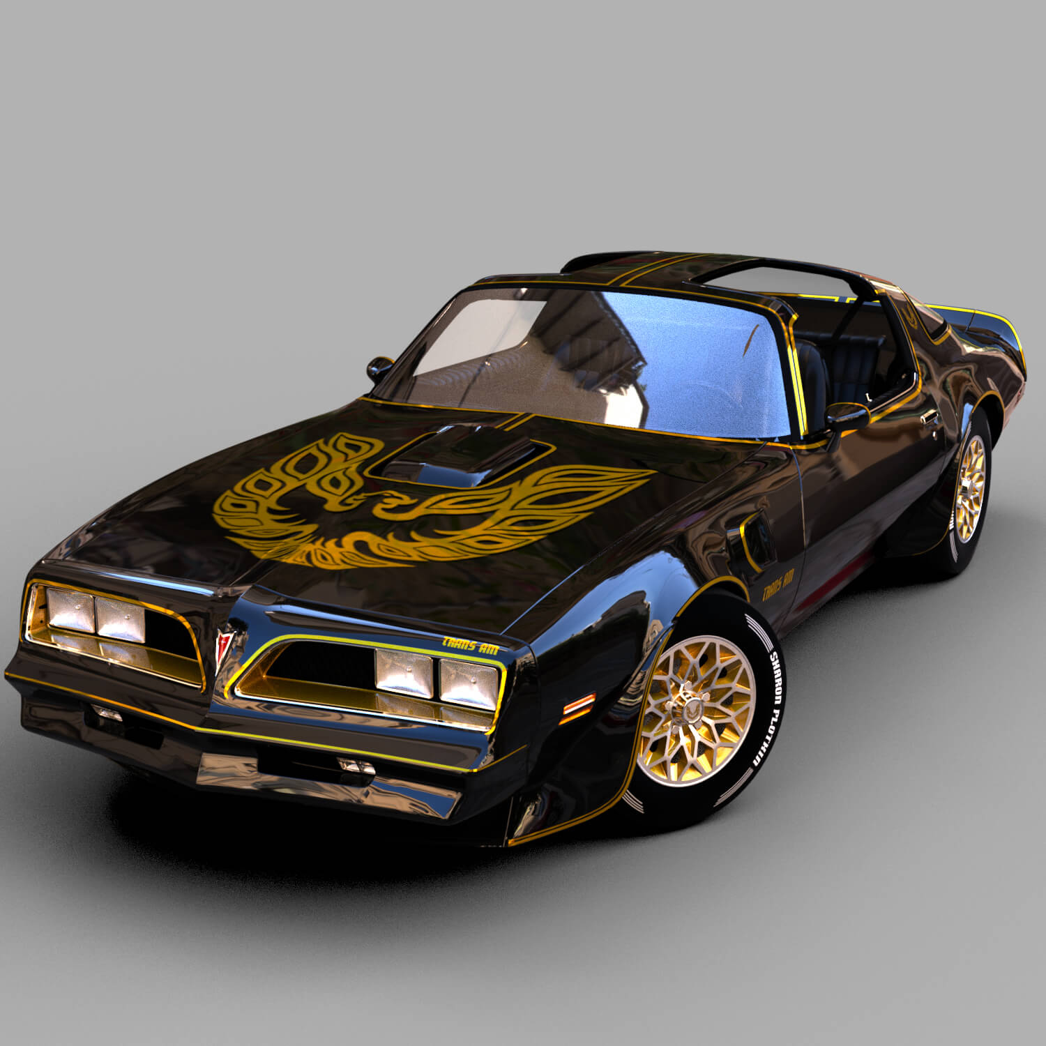 Pontiac Firebird Trans Am 1977 - Daz Content by nerdadantes