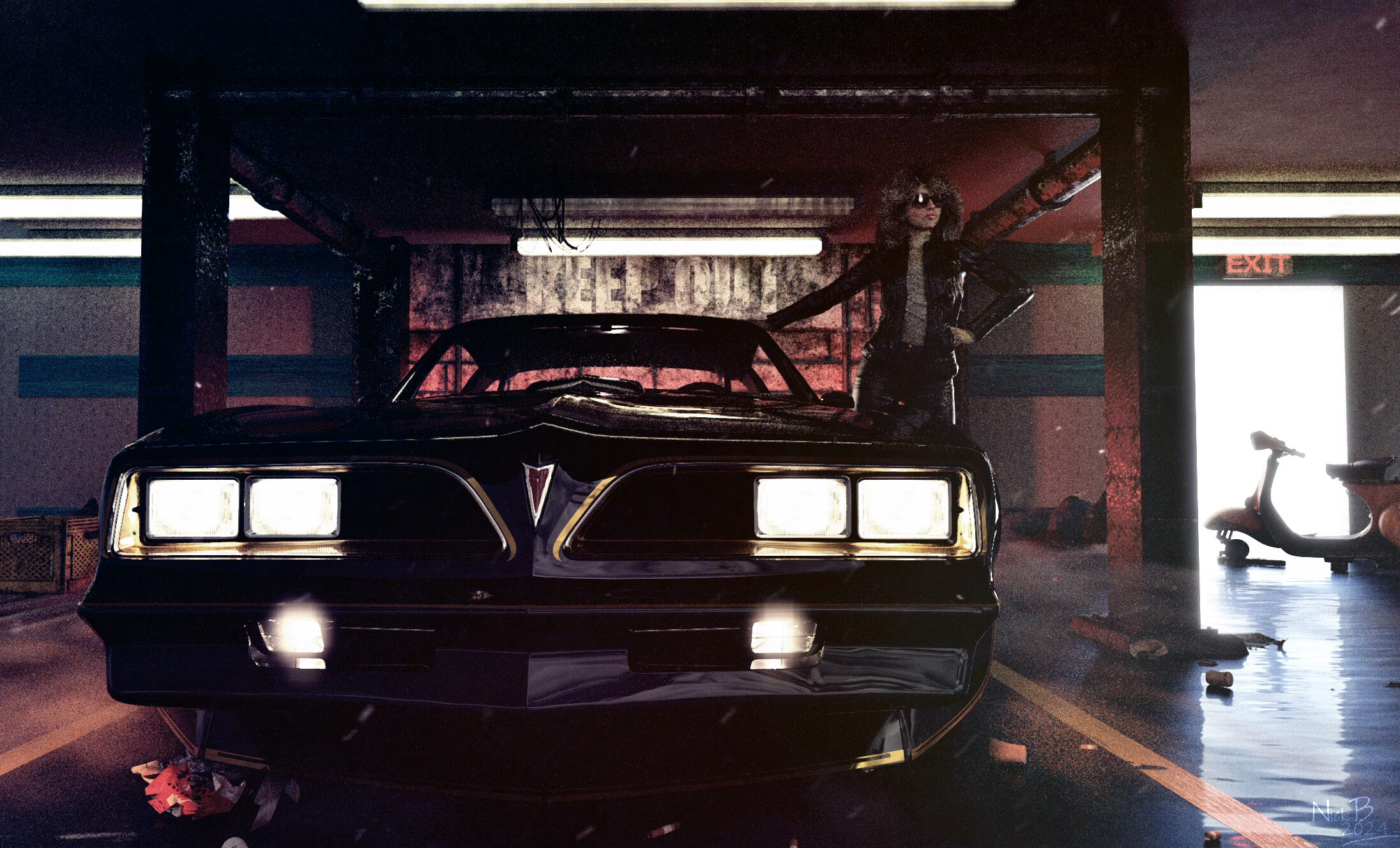Pontiac Firebird Trans Am 1977 - Daz Content by nerdadantes