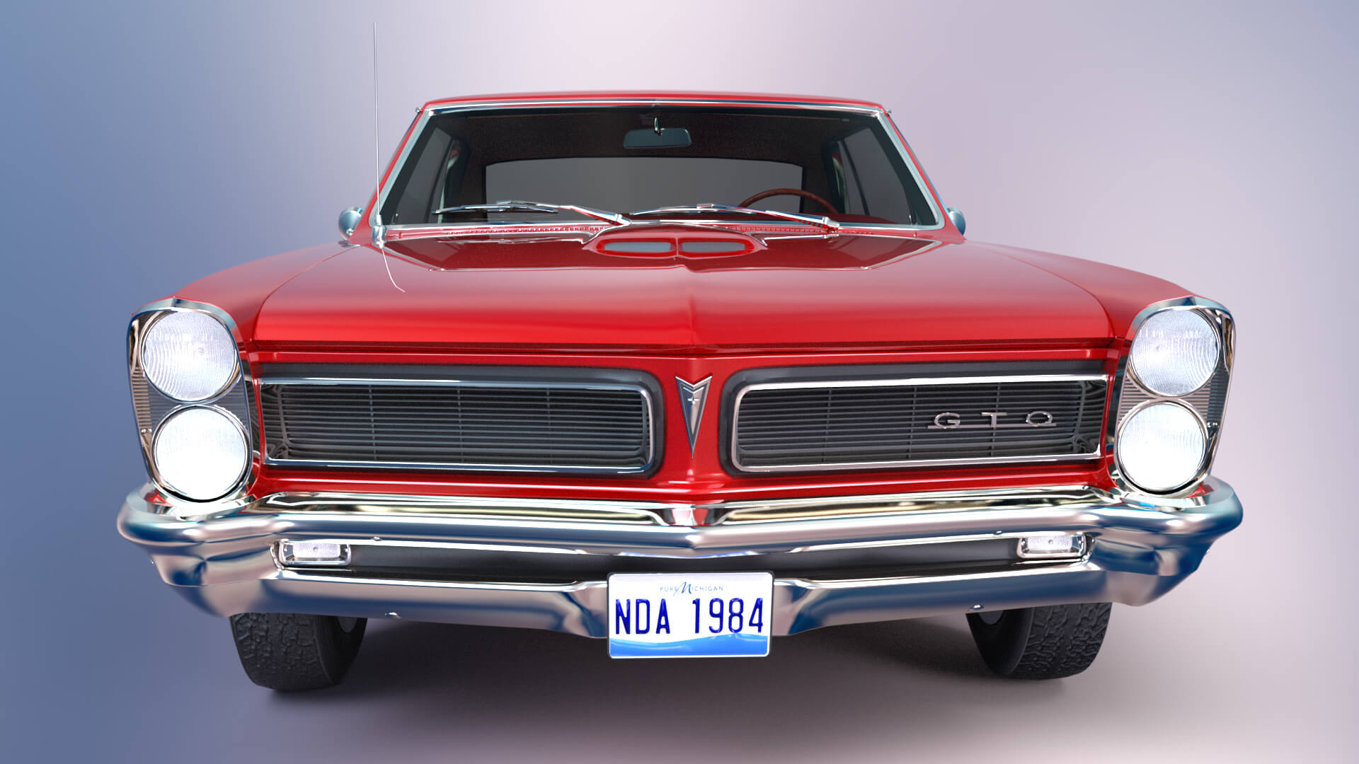 Pontiac GTO 1965 - 3D Model by nerdadantes