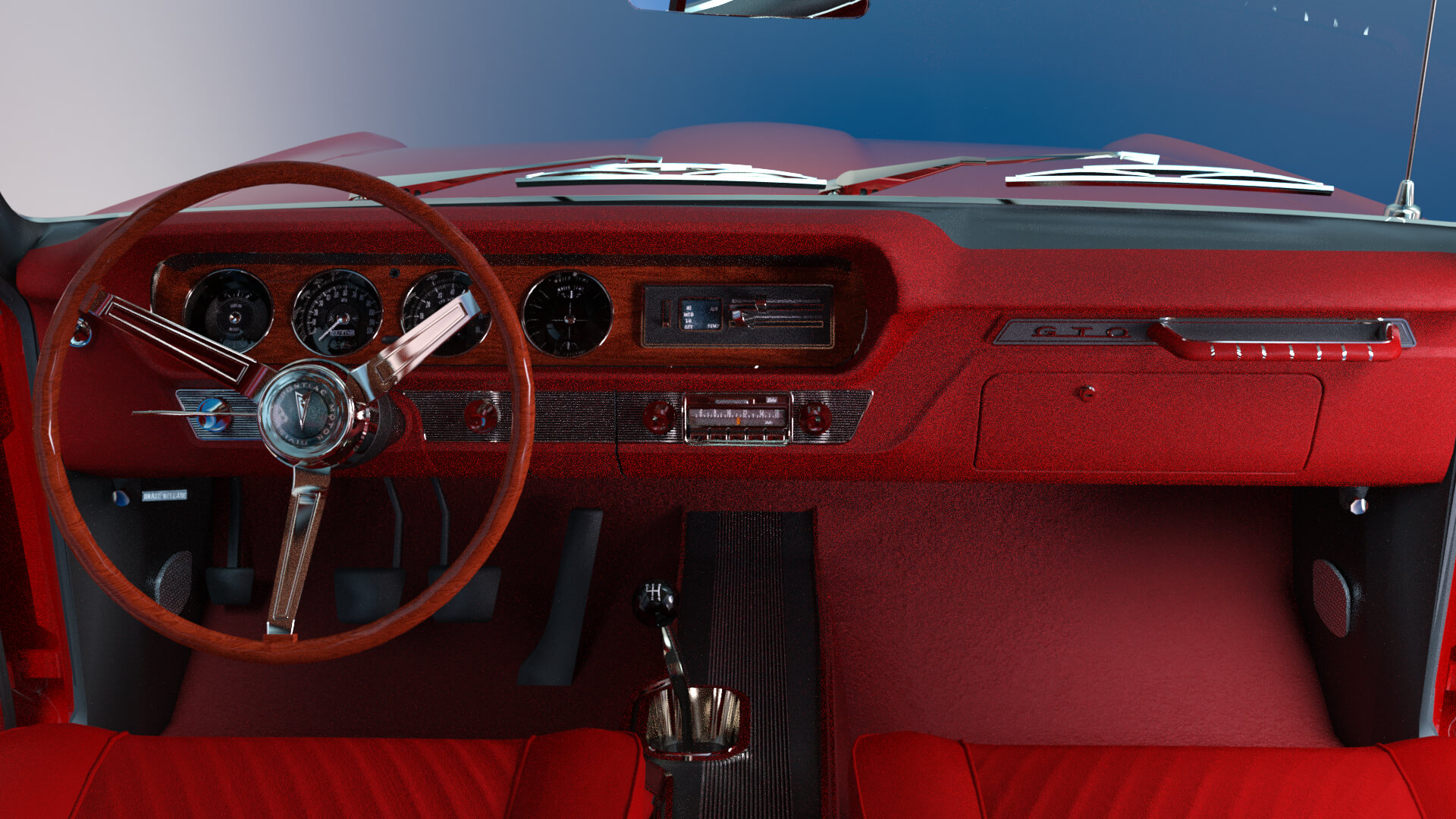 Pontiac GTO 1965 - 3D Model by nerdadantes