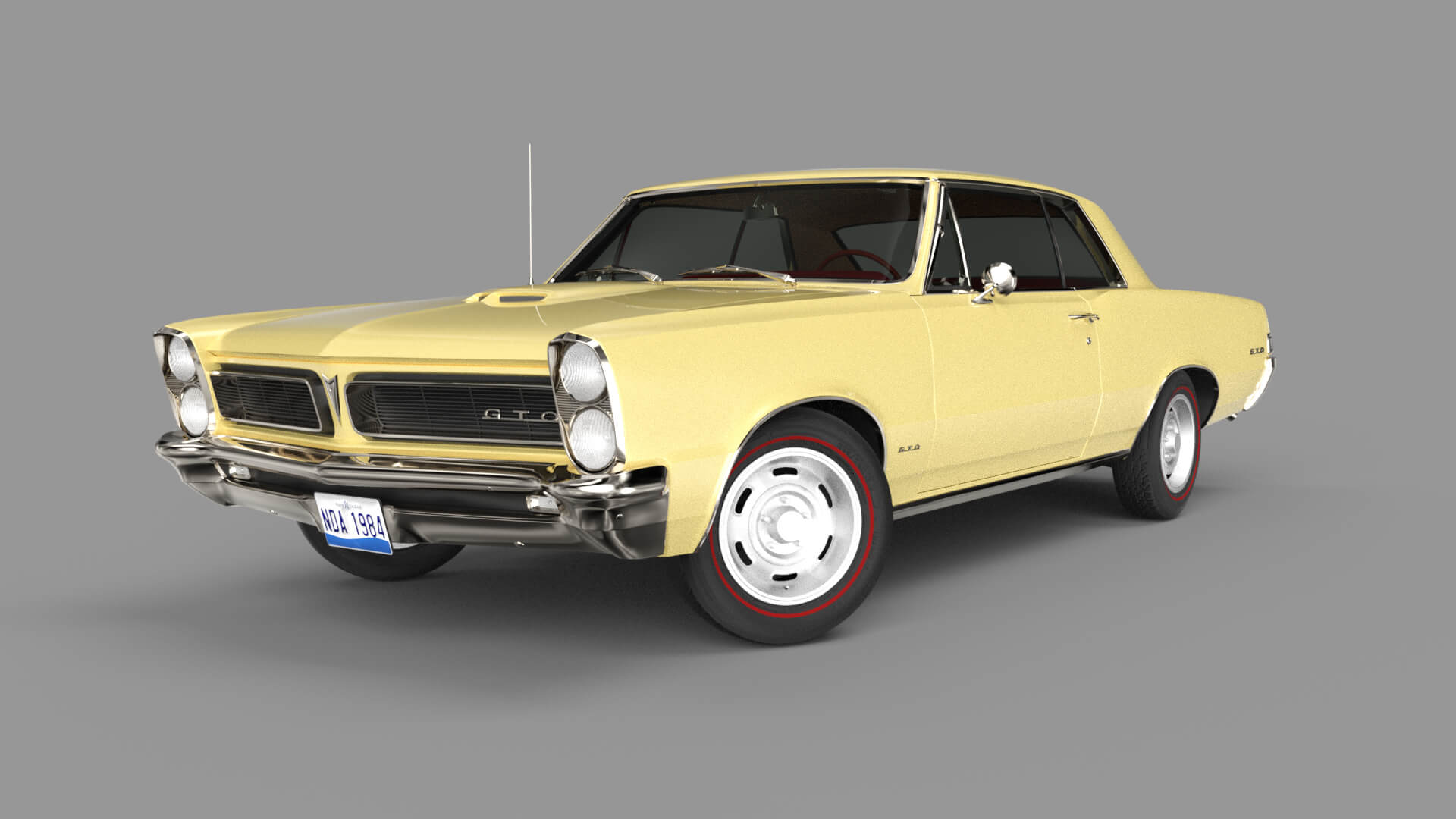 Pontiac GTO 1965 - 3D Model by nerdadantes