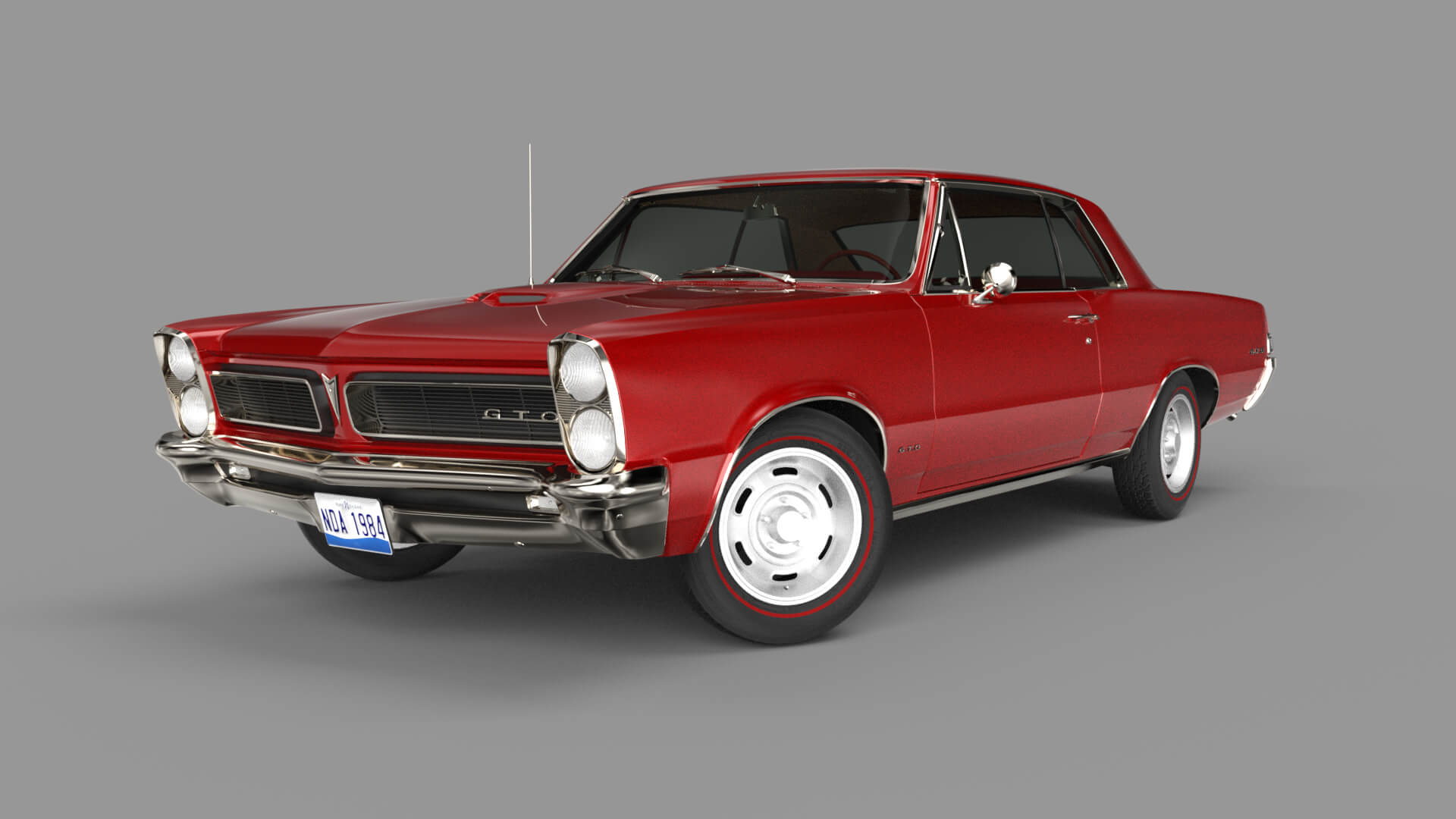 Pontiac GTO 1965 - 3D Model by nerdadantes