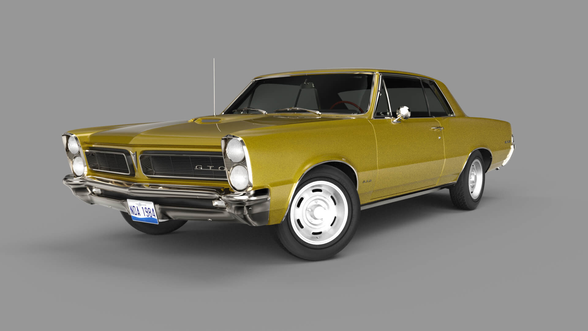 Pontiac GTO 1965 - 3D Model by nerdadantes