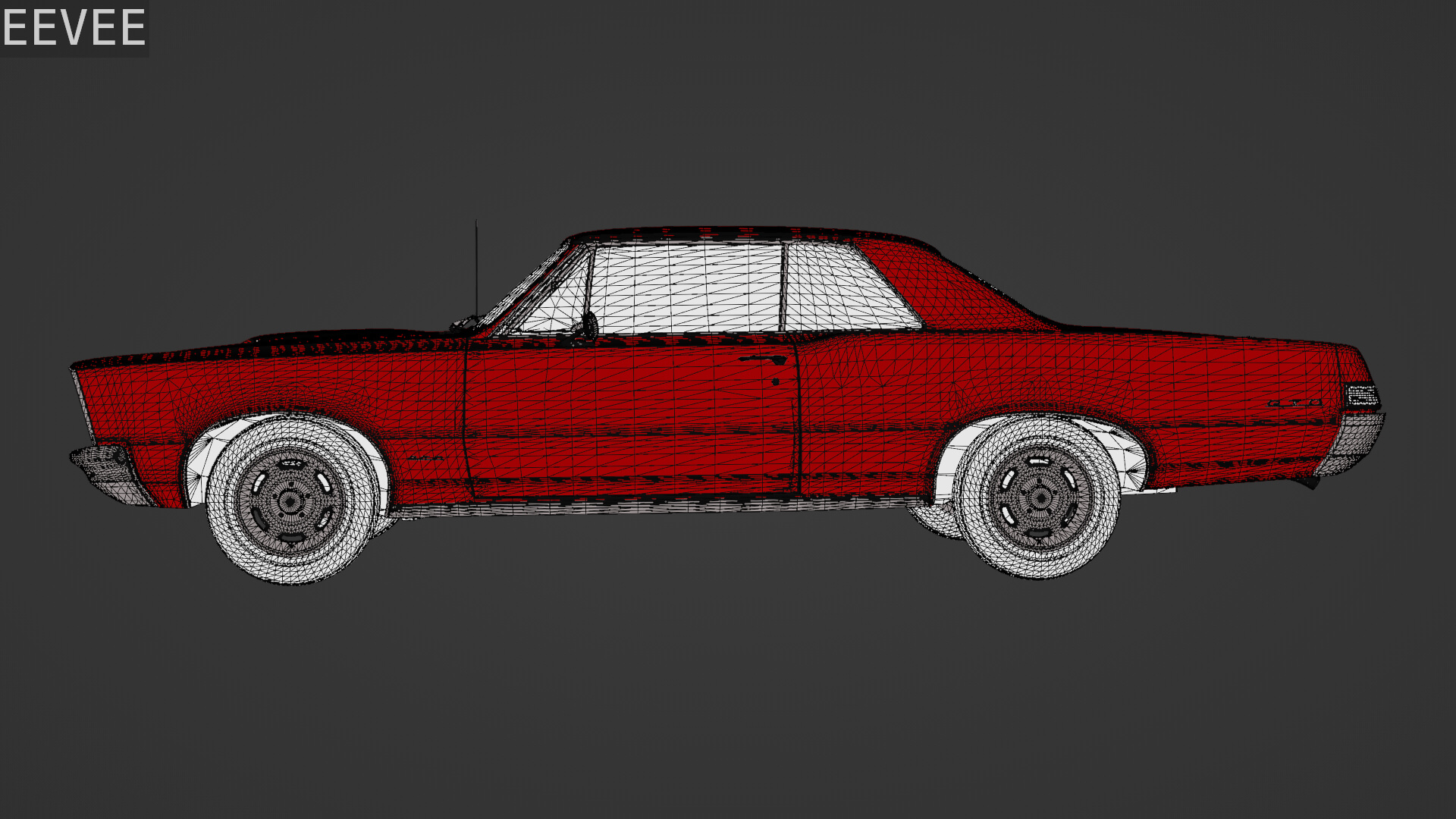 Pontiac GTO 1965 - 3D Model by nerdadantes
