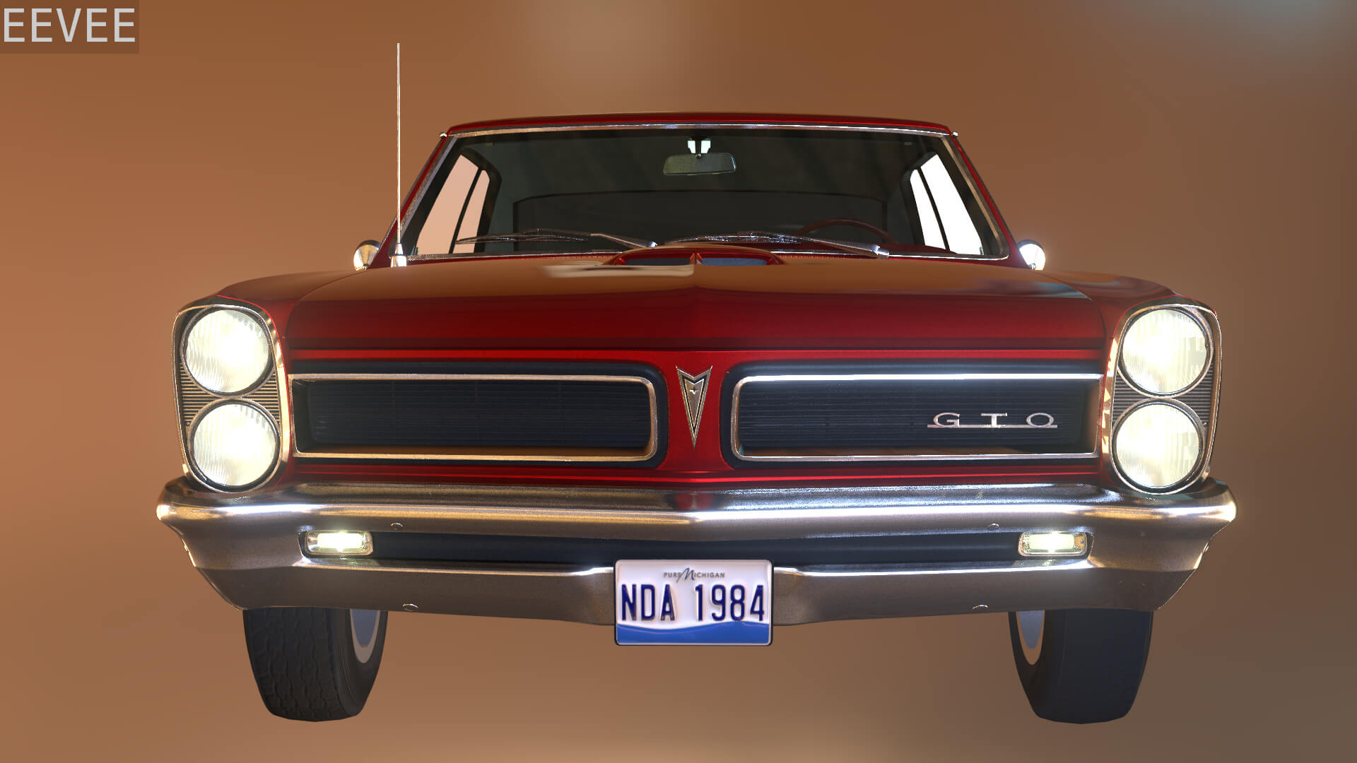 Pontiac GTO 1965 - 3D Model by nerdadantes
