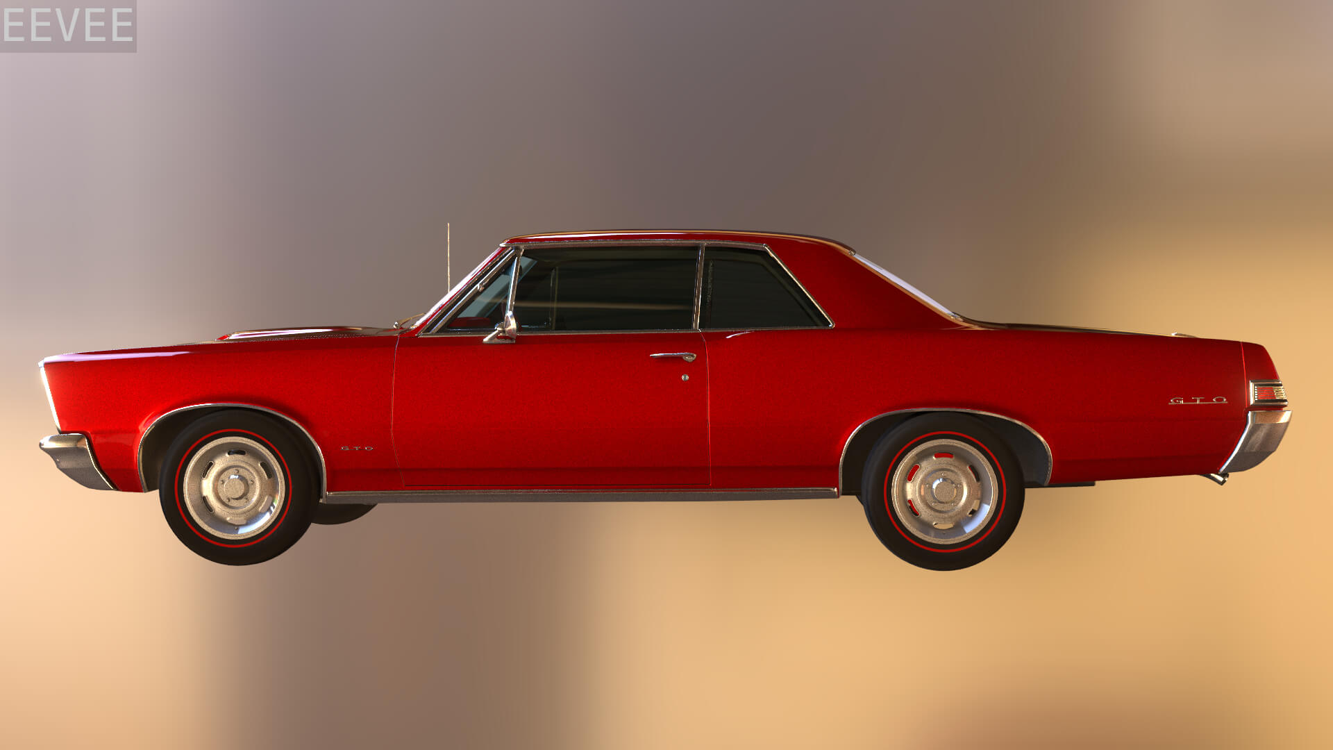 Pontiac GTO 1965 - 3D Model by nerdadantes