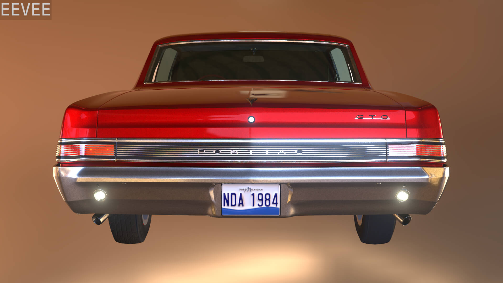 Pontiac GTO 1965 - 3D Model by nerdadantes