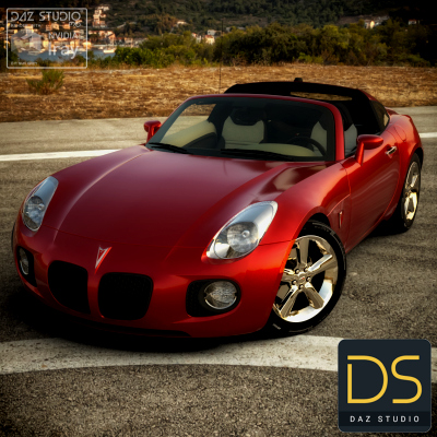 Pontiac Solstice GXP 2009 for DAZ Studio by nerdadantes