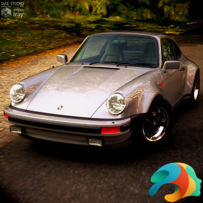 Porsche 911 Turbo 3.3 1982 for Daz Studio by nerdadantes